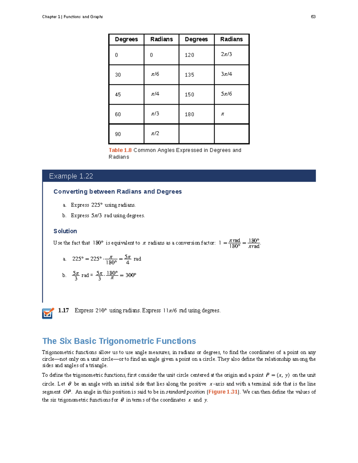 Calculus Volume 1 - Chapter 1: Functions & Trig Graphs - Studocu