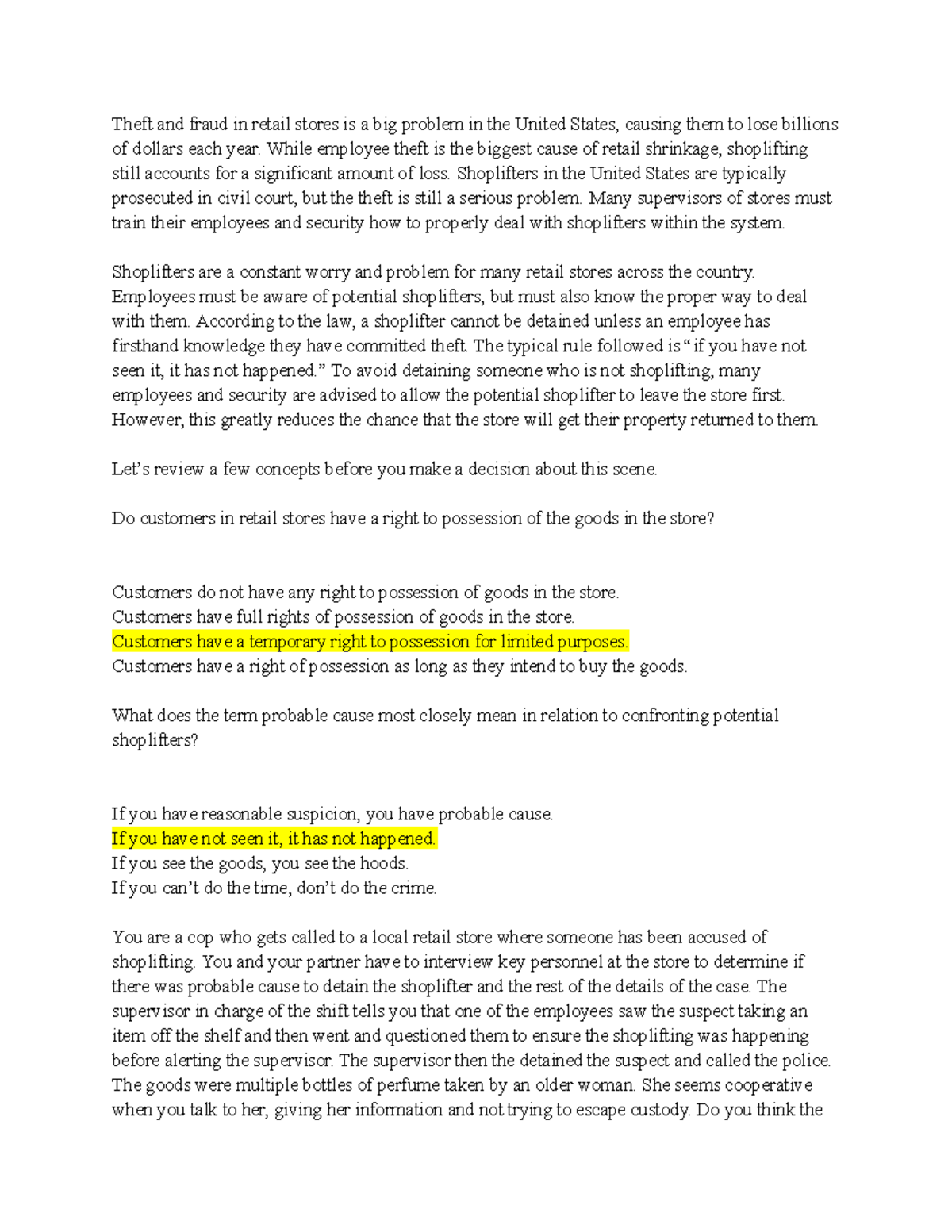Legal Guidelines on Detaining Shoplifters: Case Analysis and Insights ...