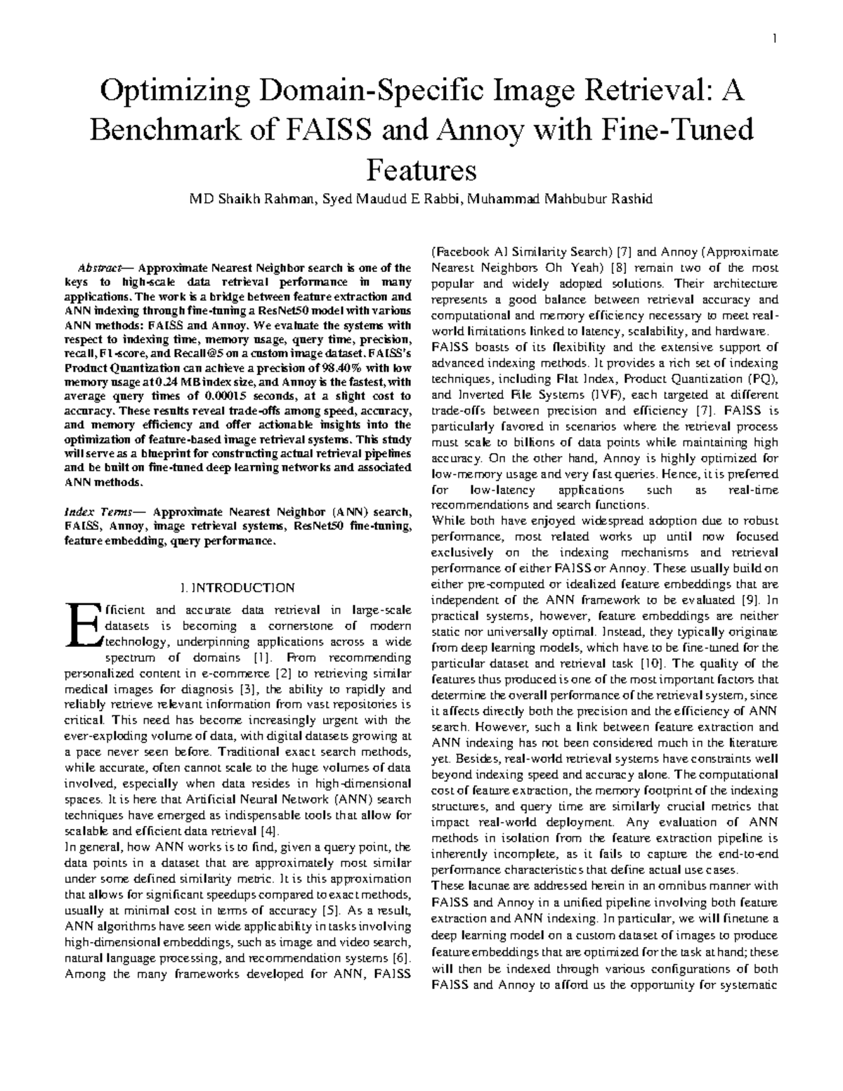Faiss - Optimizing Domain-Specific Image Retrieval: A Benchmark of ...