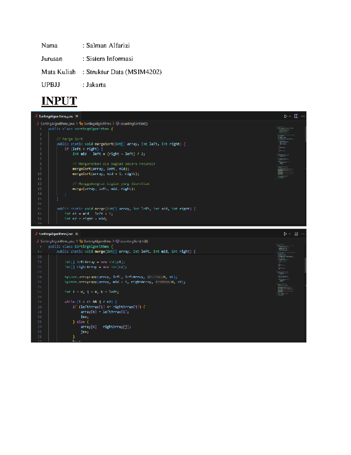 Tugas 2: Analisis Kekurangan Struktur Data - MSIM4202 - Studocu