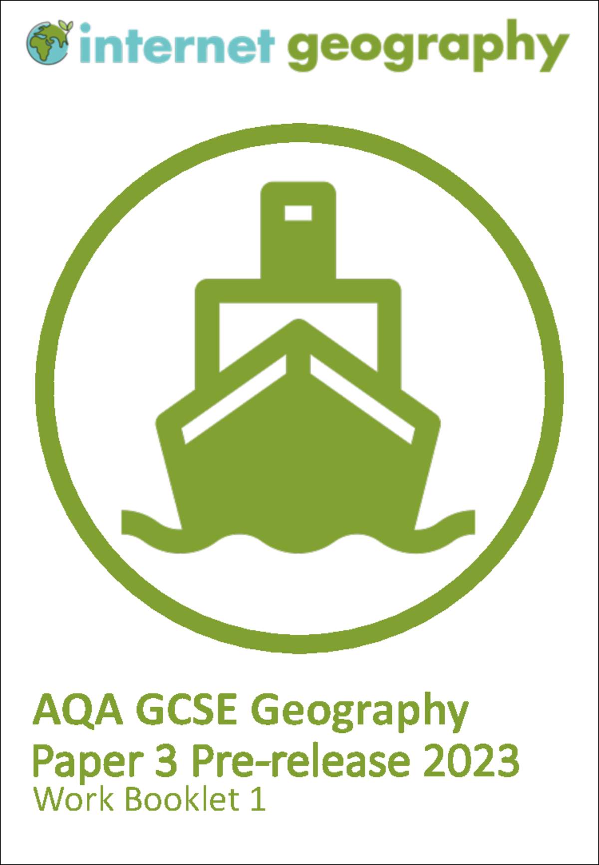 AQA GCSE Geography Paper 3 Pre-release 2023 Work Booklet 1 - Studocu