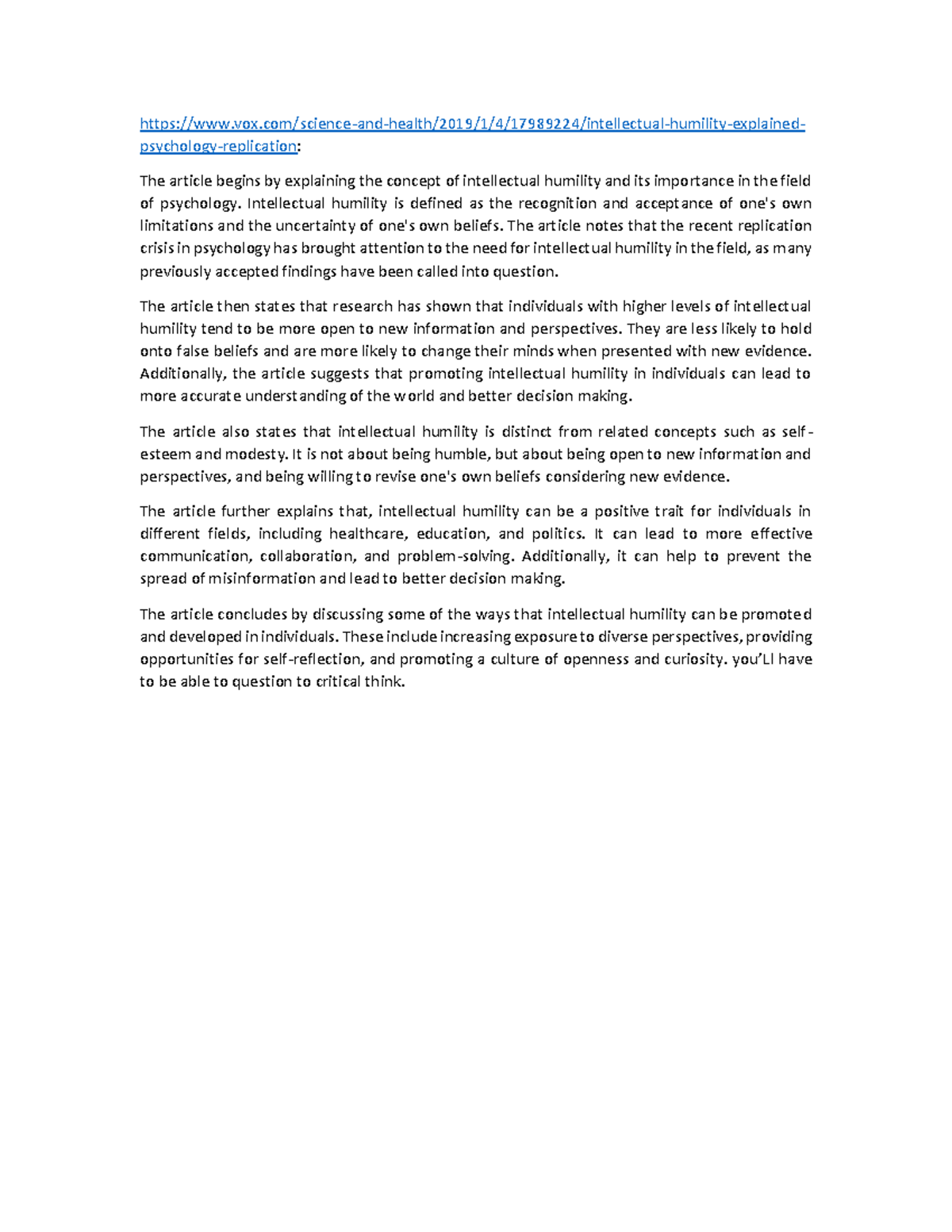 Critical Thinking - vox/science-and-health/2019/1/4/17989224 ...