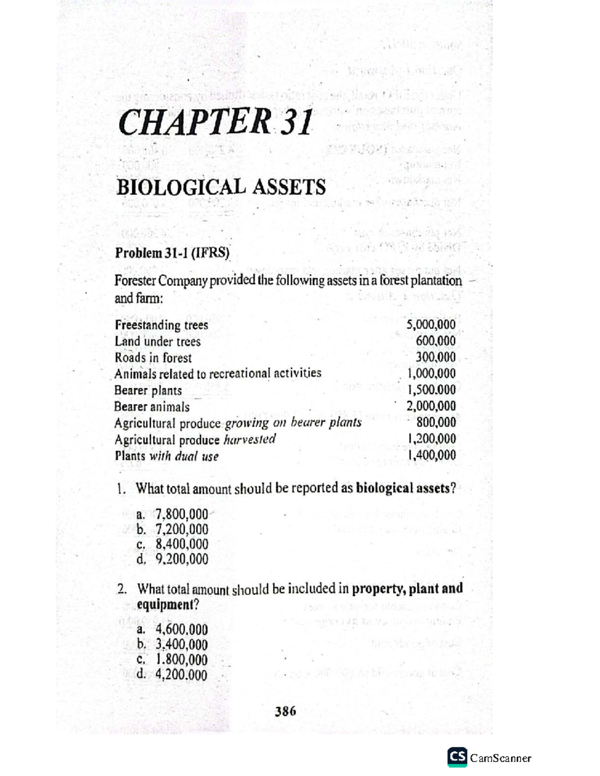 Biological Assets Analysis and Reporting (AGRI 101) - Studocu