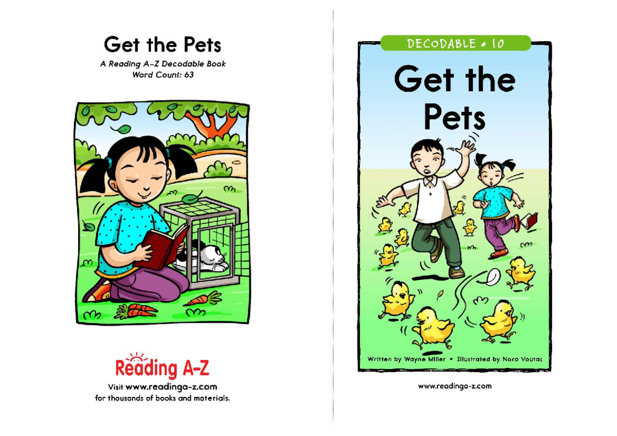 Get the Pets Decodable Book 10: Short Vowel E Reading - Studocu