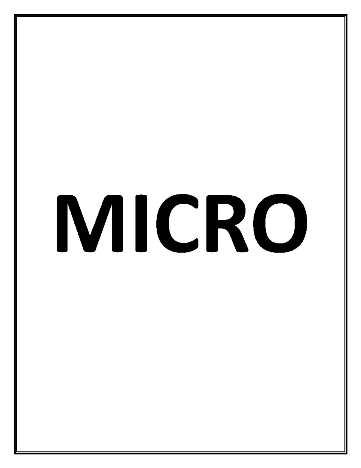 MICRO AS Economics Notes: Key Concepts and Theories - Studocu