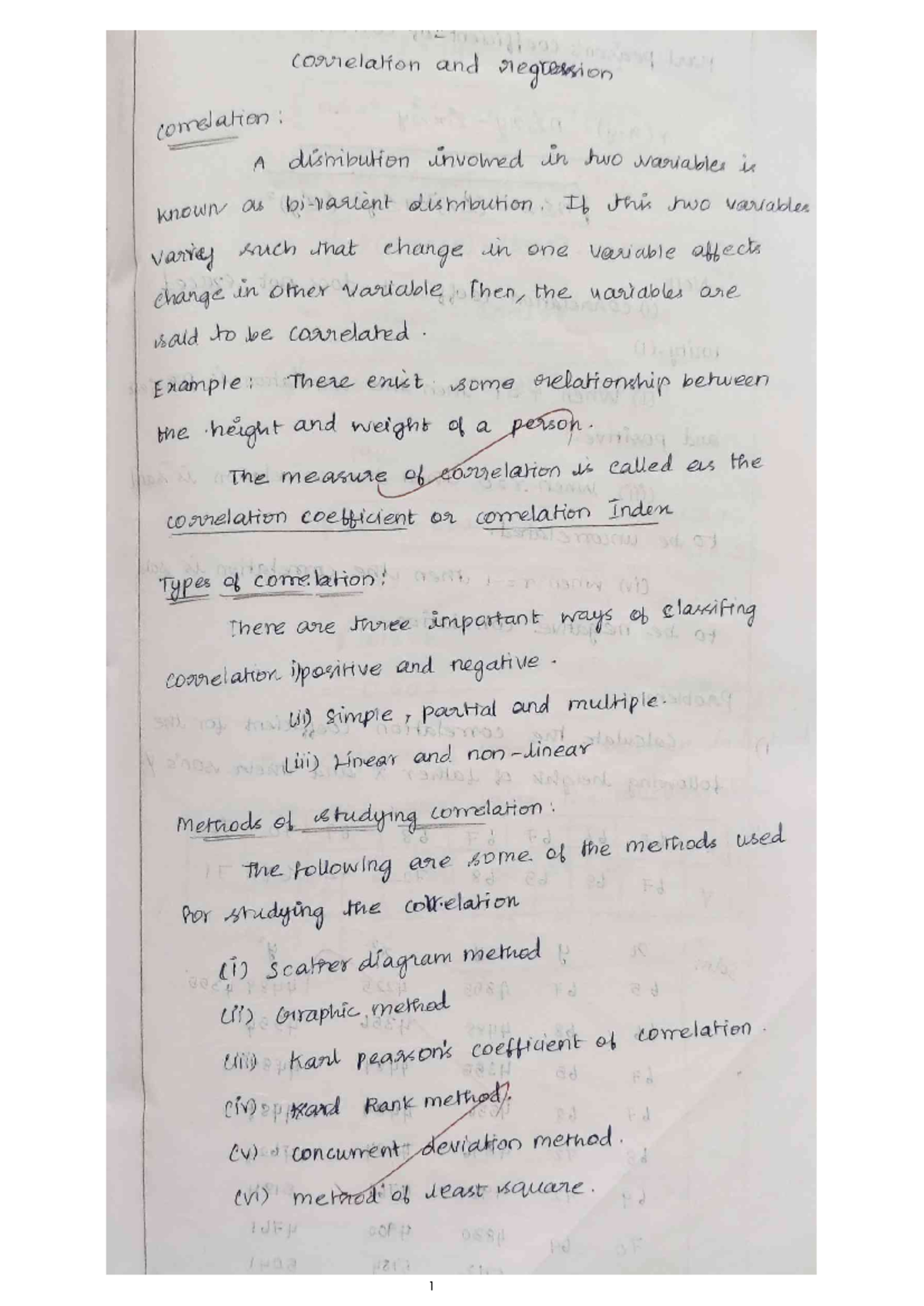 Correlation and Regression Analysis: Unit 3 Notes for Practice - Studocu