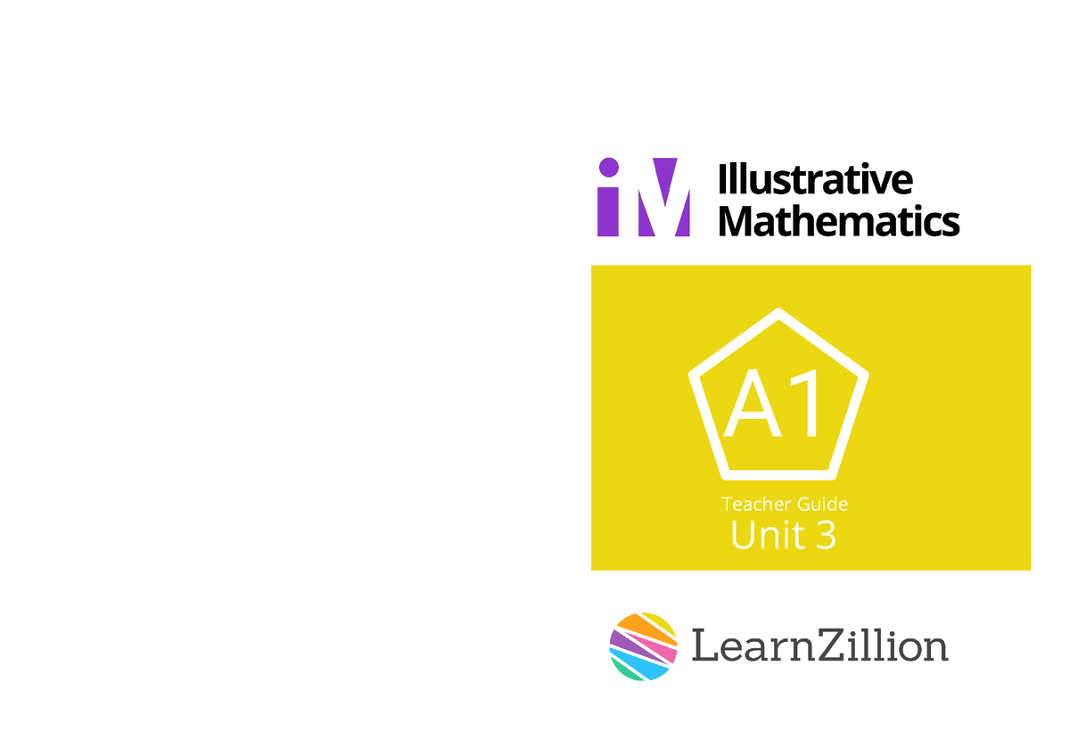 Algebra 1 Unit 3: Teacher Guide on Statistics and Data Analysis - Studocu