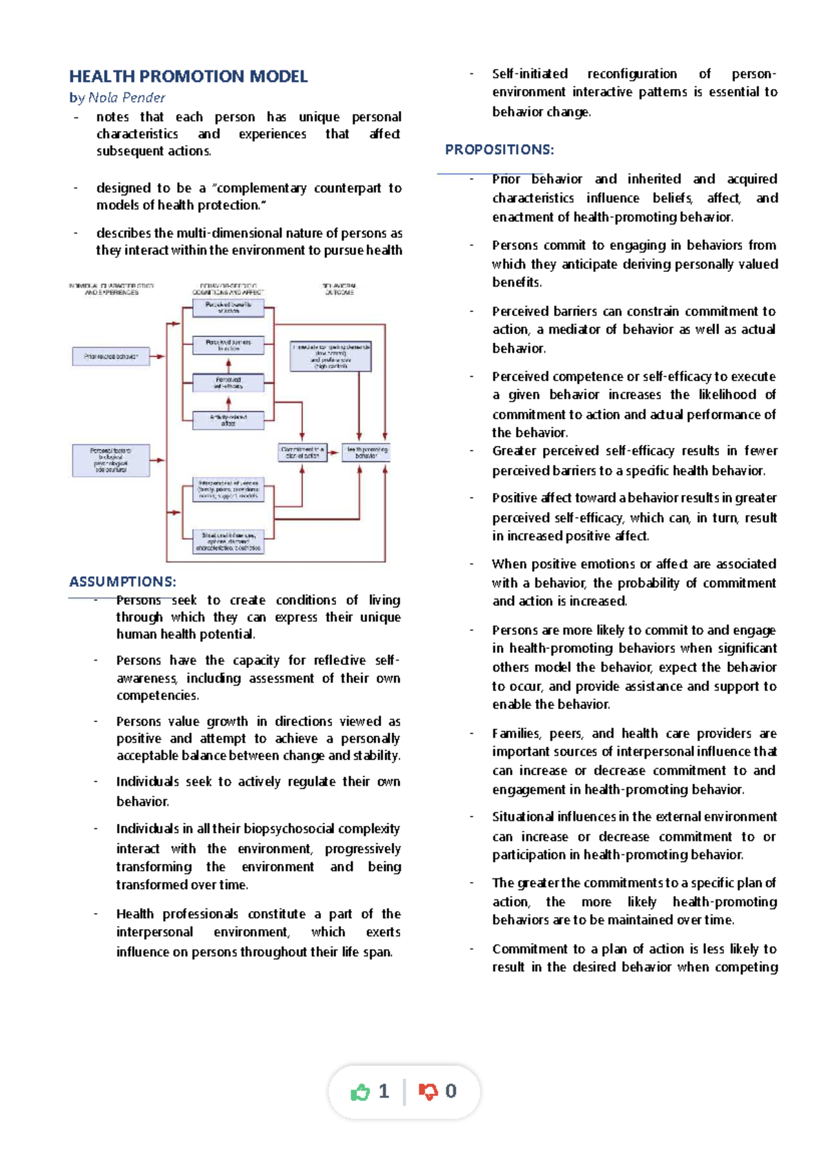 Nola-pender-health-promotion-model compress - HEALTH PROMOTION MODEL by ...