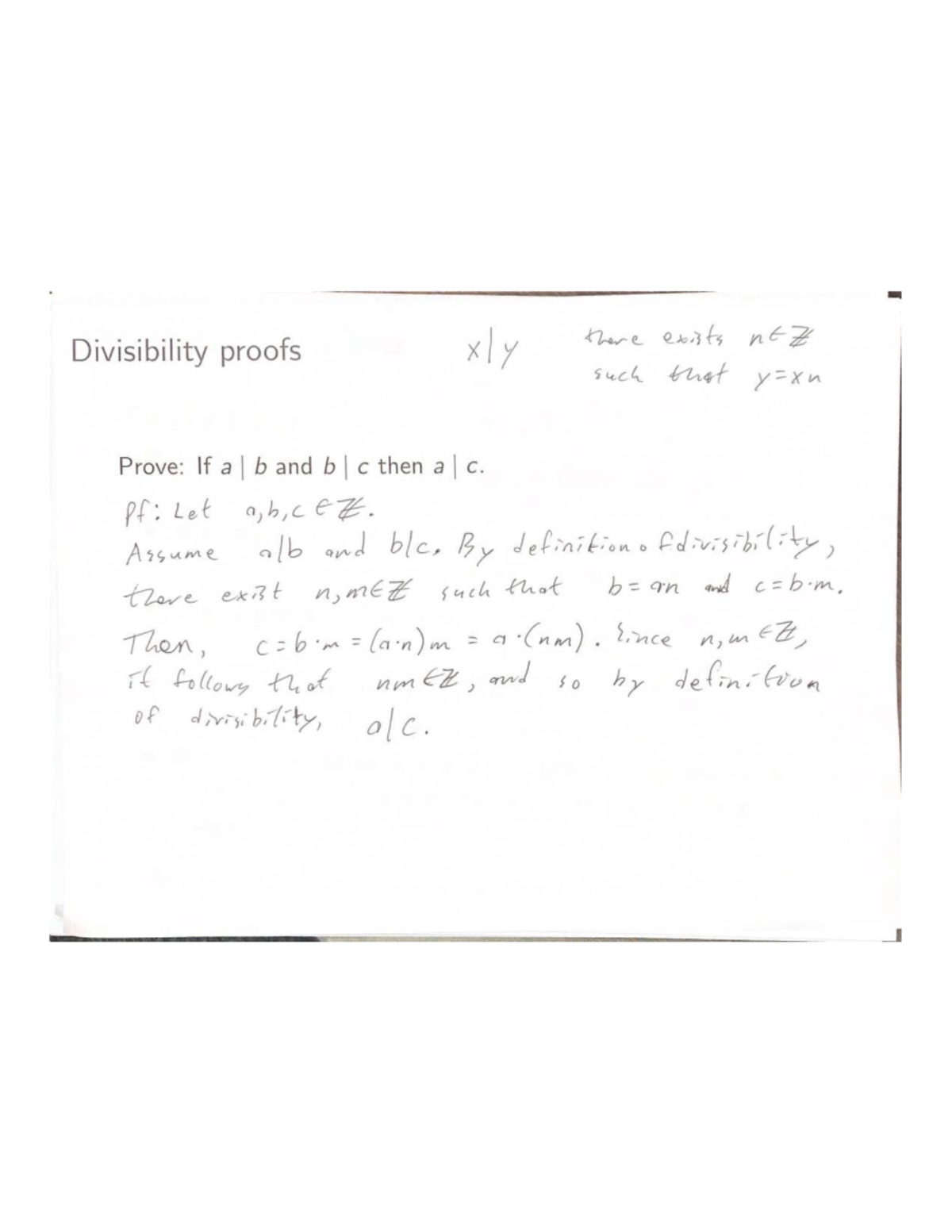 Divisibility Proofs: Key Properties and Exercises in Mathematics - Studocu