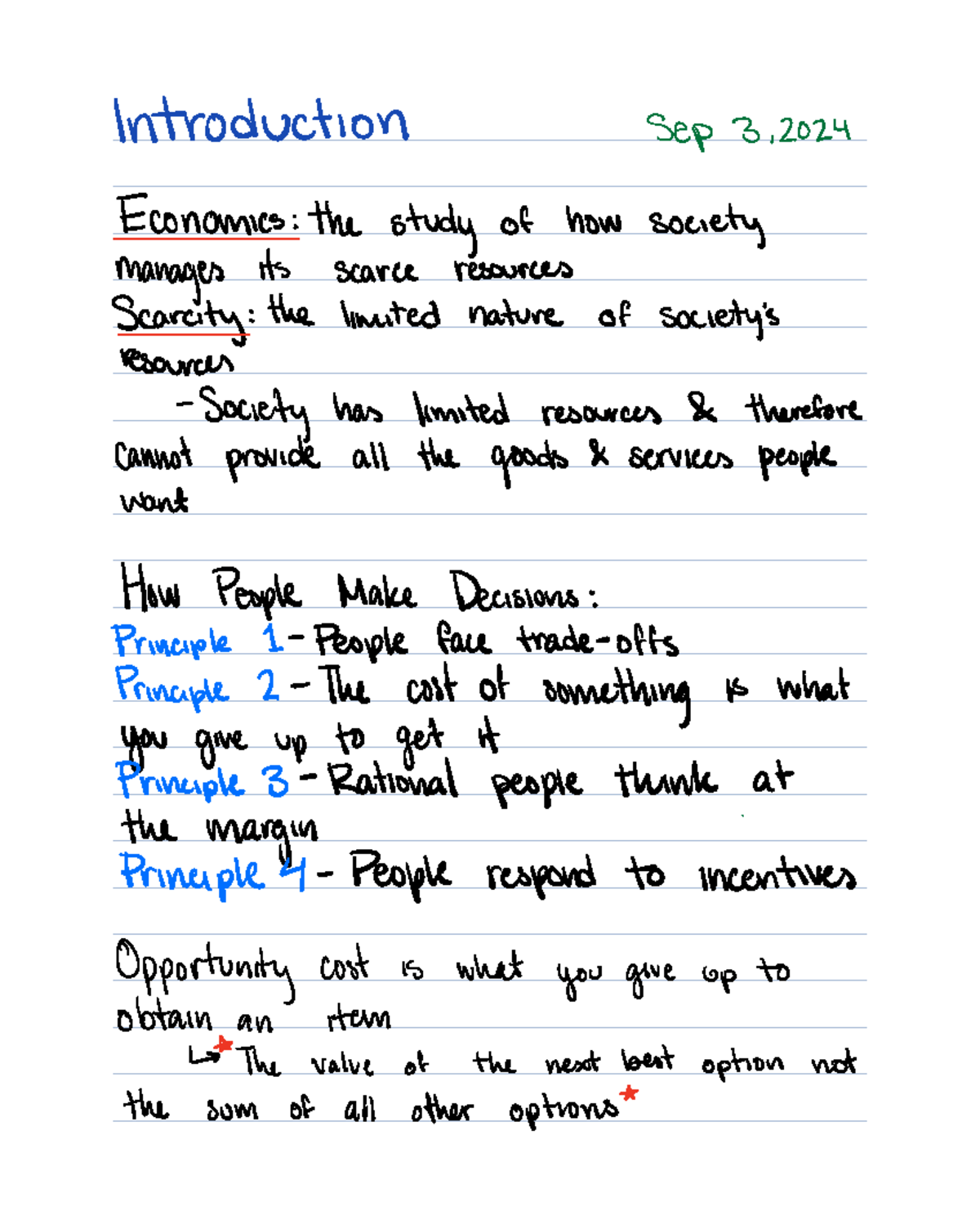 Micro Econ Notes: Key Concepts from Chapters 2-4 - Studocu