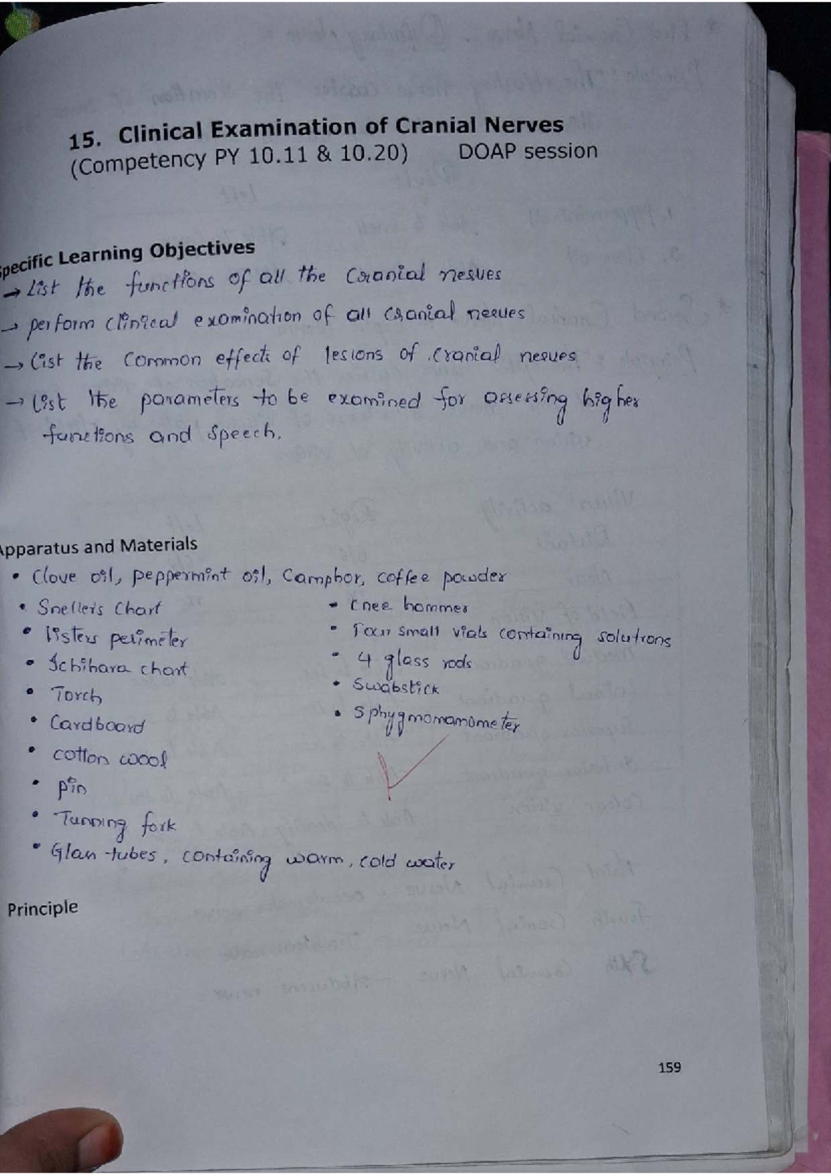 Clinical Examination of Cranial Nerves & Ergography (Competency PY 10. ...