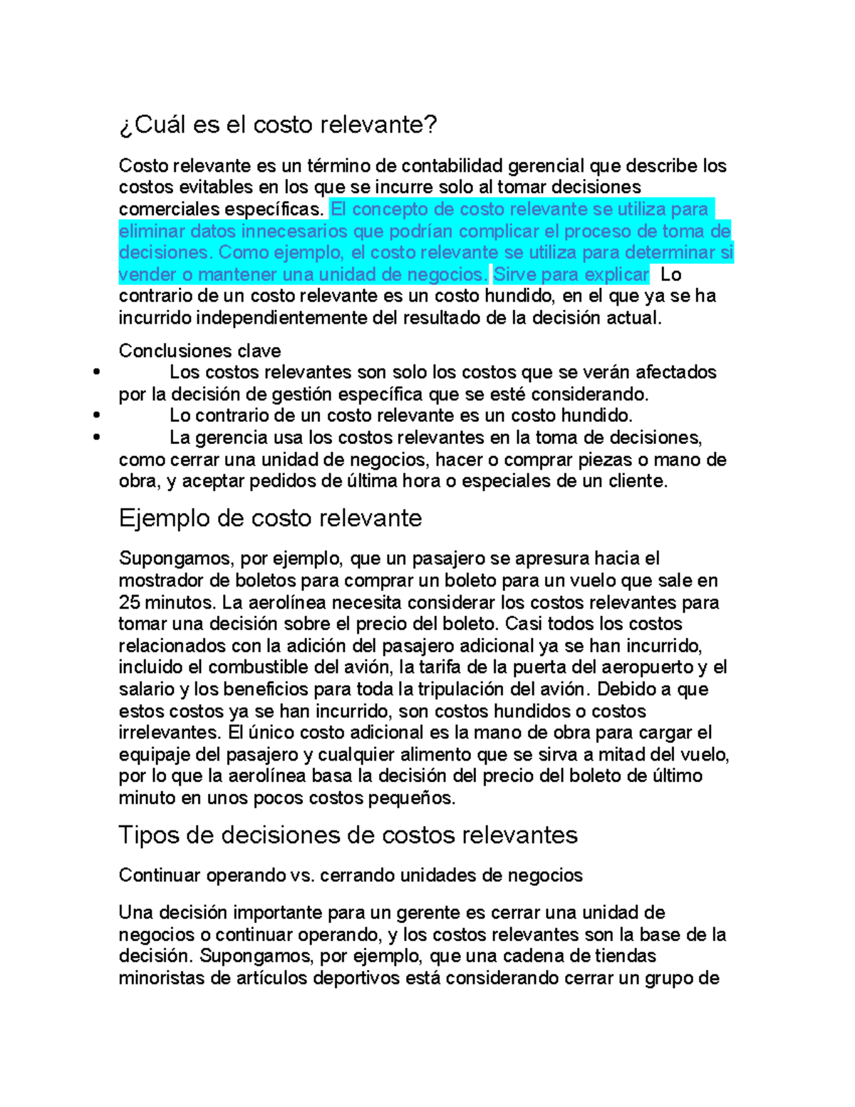 Costos Relevantes en la Toma de Decisiones Empresariales: Guía y ...