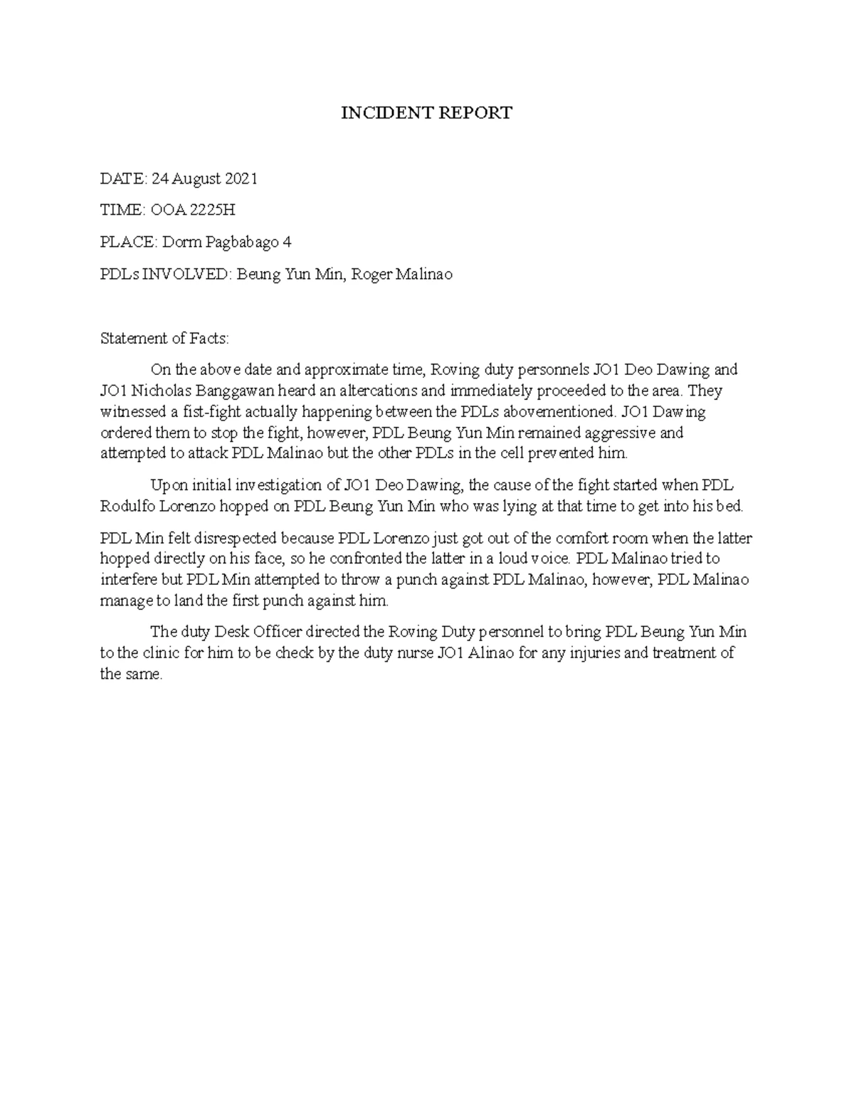 Affidavit of Disinterested Person - Legal Document Template - Studocu