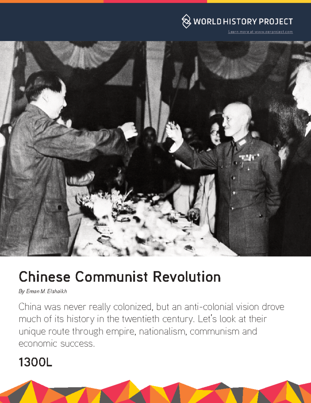 Chinese Communist Revolution: A Historical Overview and Analysis - Studocu