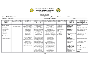 Tranexamic-acid - DRUG STUDY - Tranexamic acid Drug Class ...