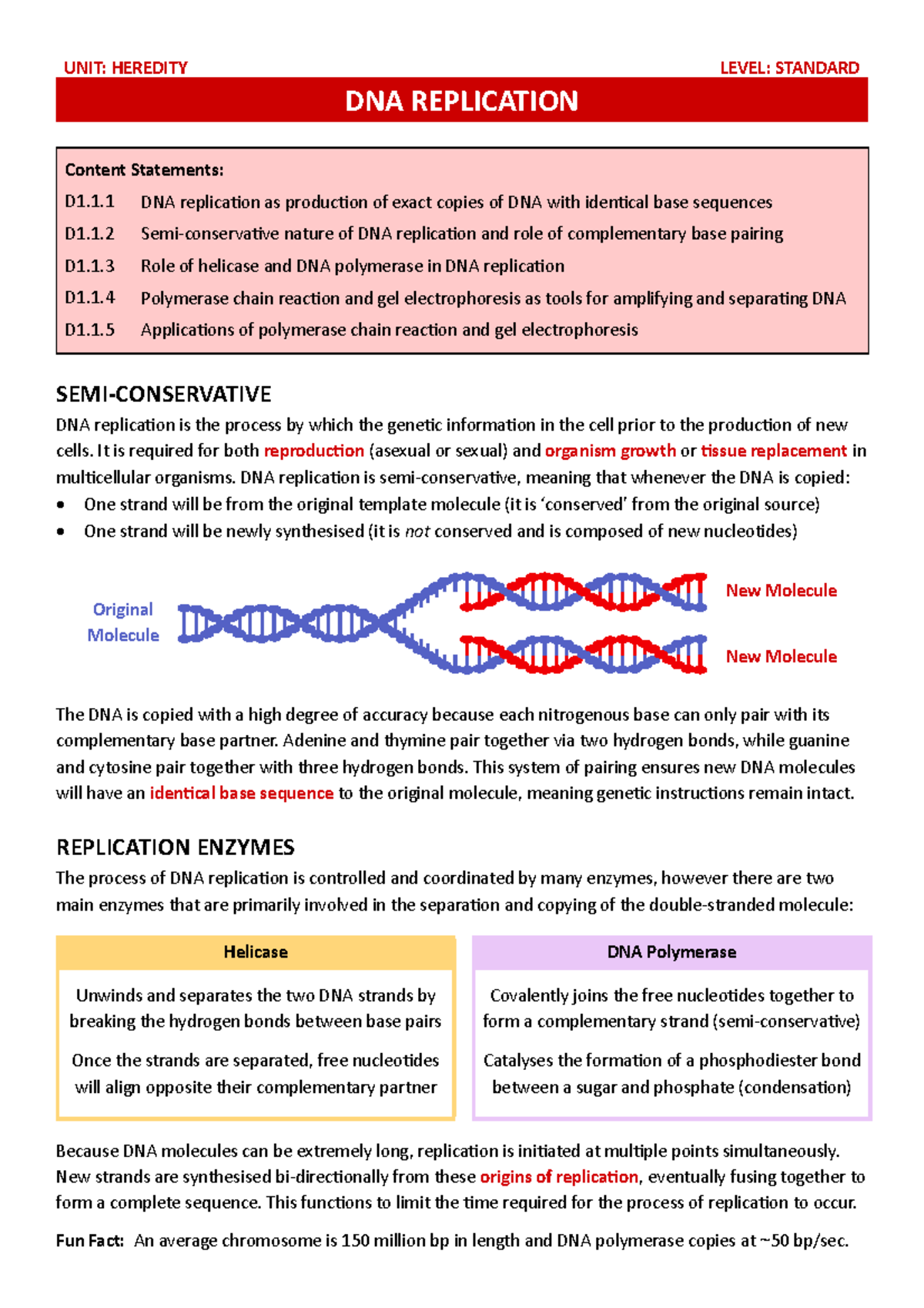 DNA Replication & Techniques: PCR and Gel Electrophoresis Insights ...