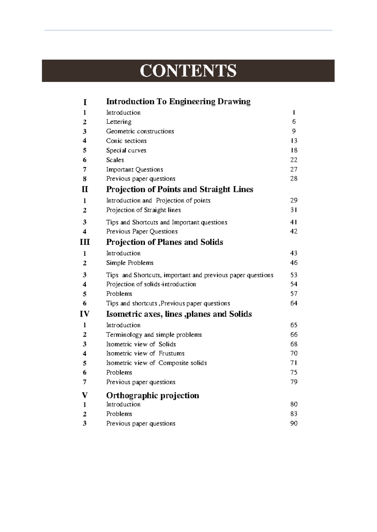 EGD Lecture Notes: Key Concepts in Engineering Drawing and Projection ...