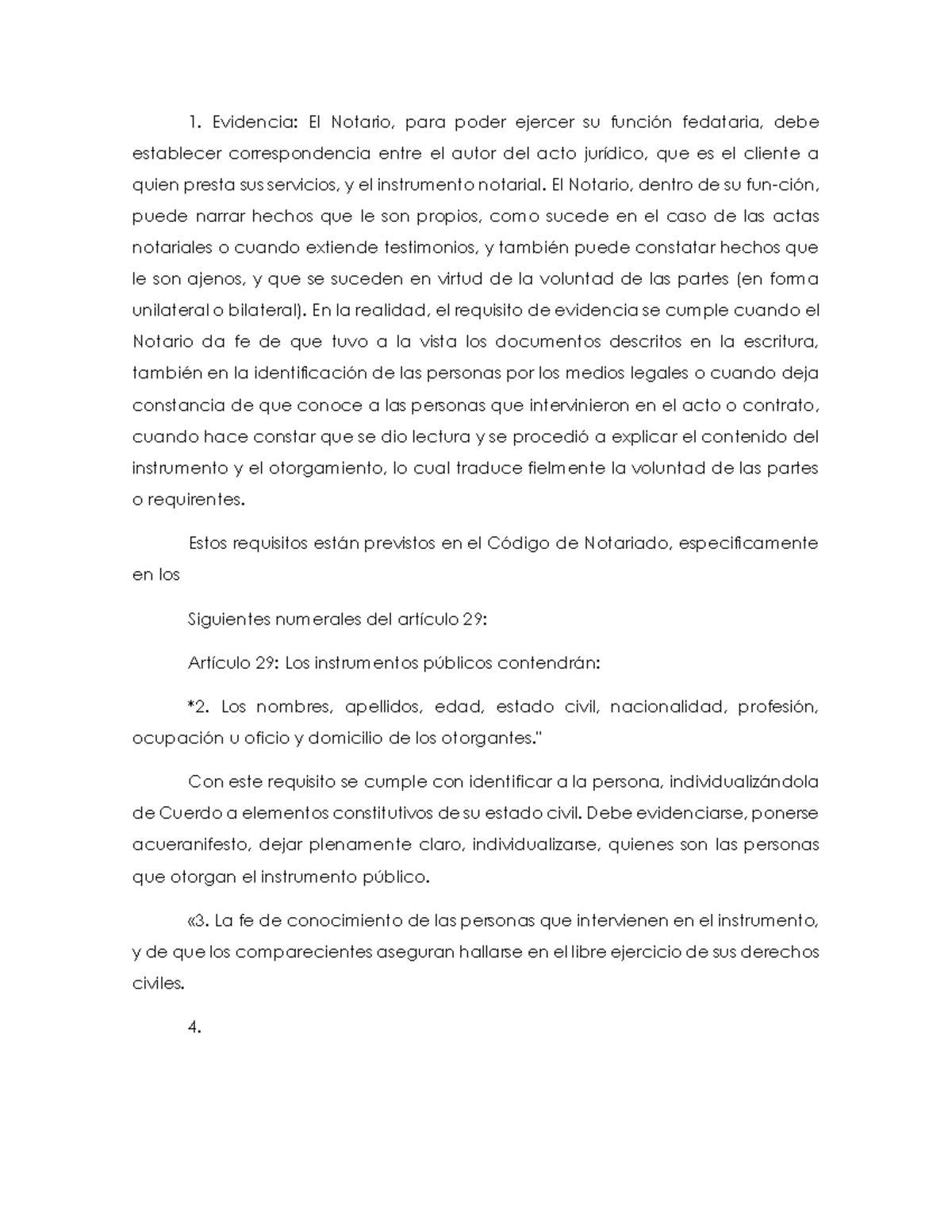 Requisitos de la Fe Pública Notarial: Análisis y Normativa - Studocu