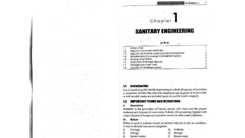 Sanitary Engineering Guide Book - Sanitary Engineering Chapter 1 I 1 ...