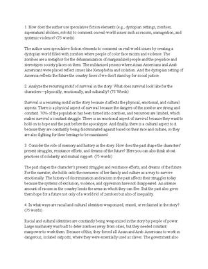 [Solved] The main point revolves around the systemic oppression faced ...