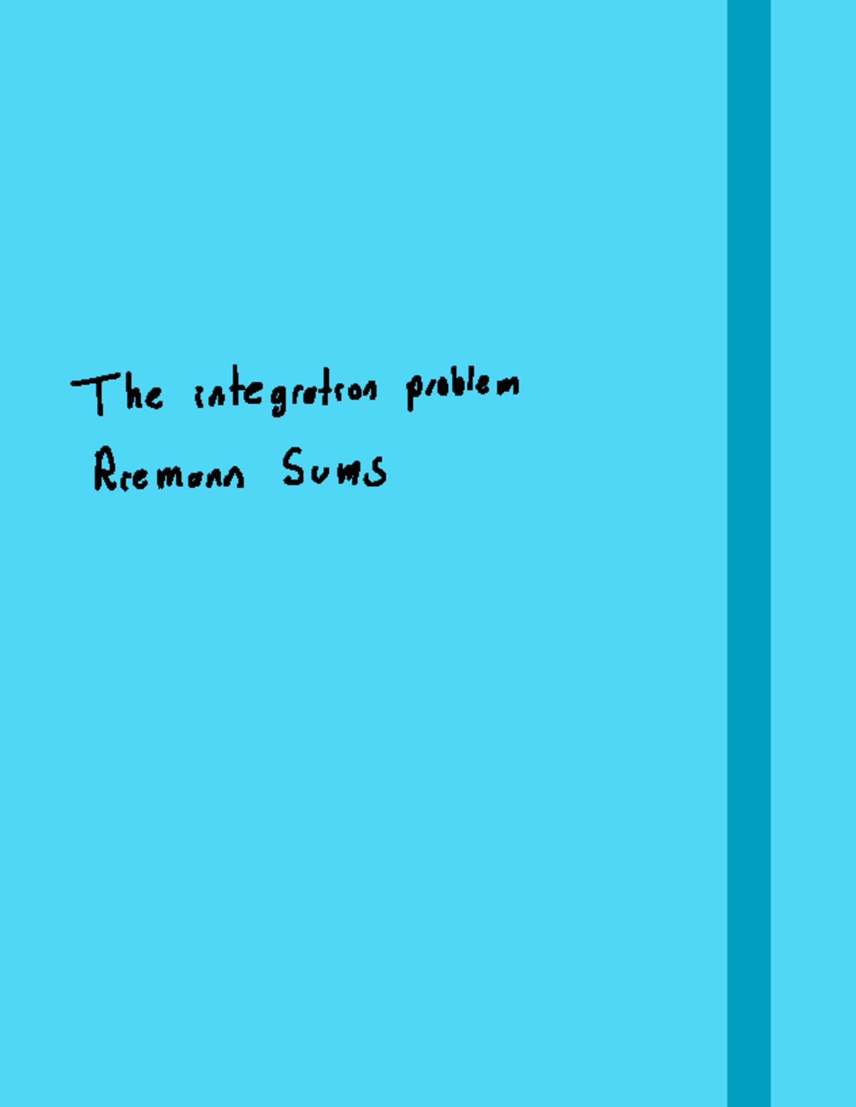 MATH141 Final Exam Review: Riemann Sums and Integration Techniques ...