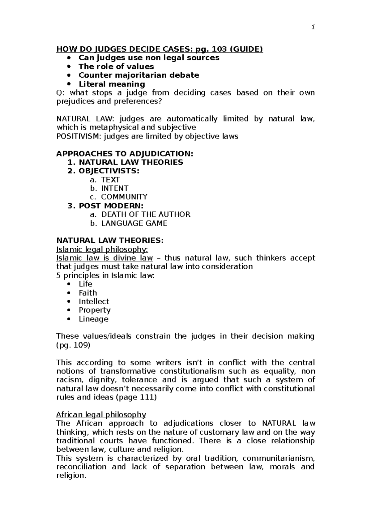 Understanding Judicial Decision-Making: A Comprehensive Guide - Studocu