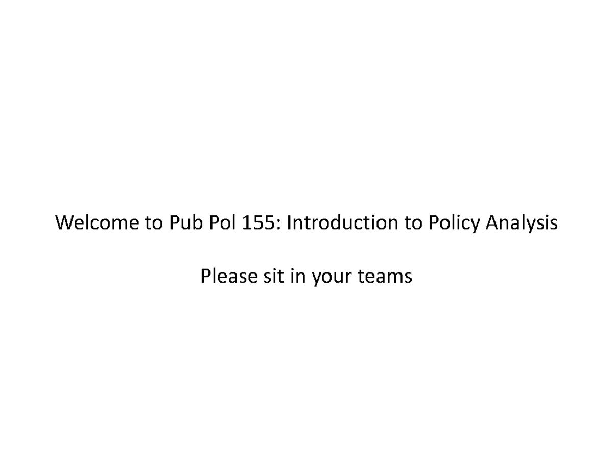 Policy Analysis Insights: Kingdon's Multiple Streams Framework (Pub Pol ...