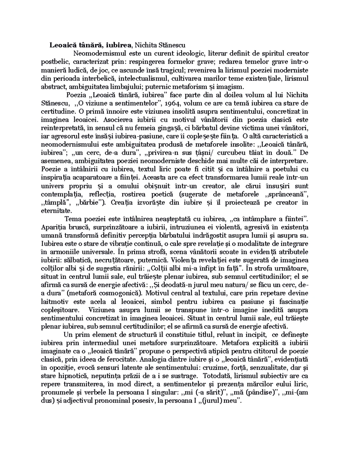 Didascalii și rolul notațiilor autorului în Gaițele - BAC - Studocu