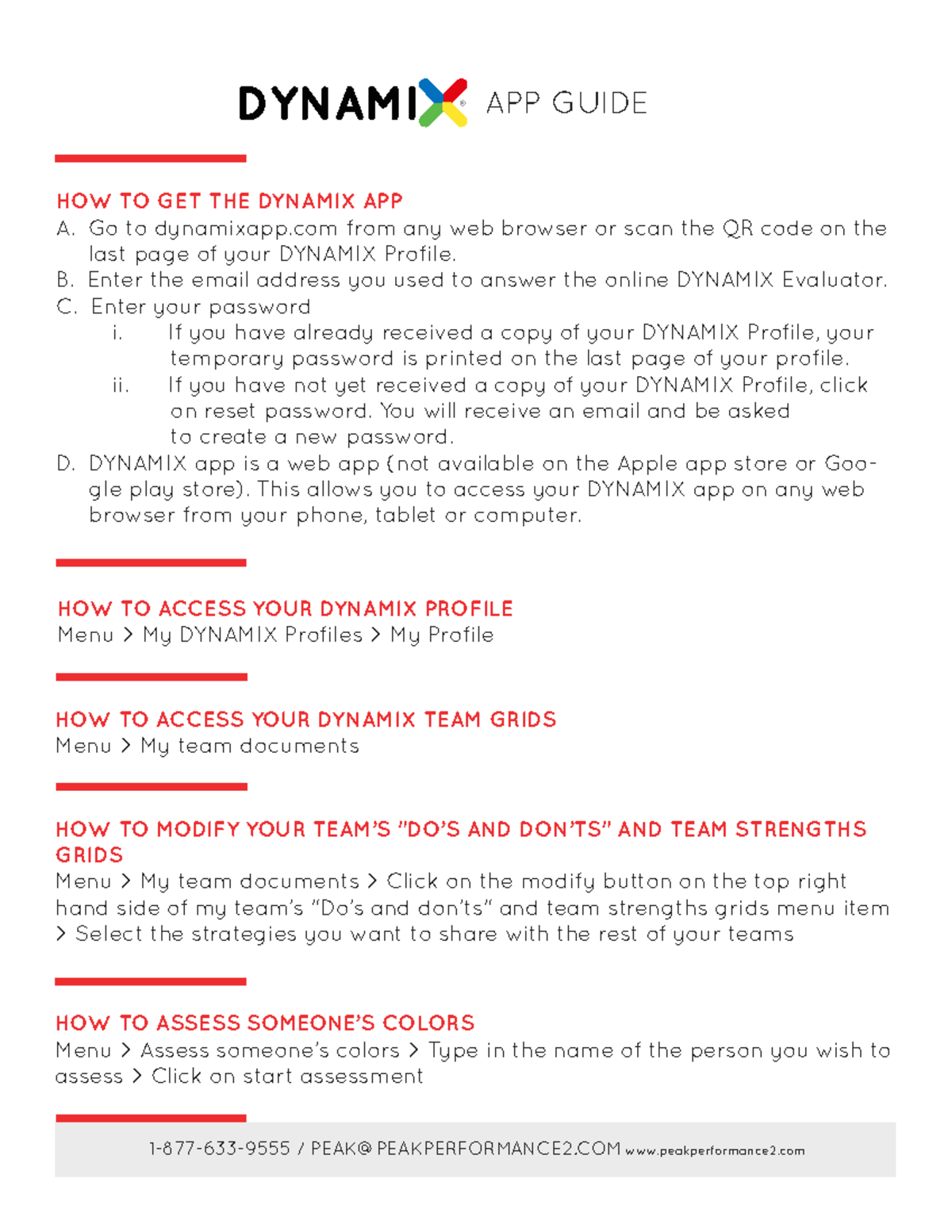 Dynamix App Guide: Access, Modify, and Share Your Profile - Studocu