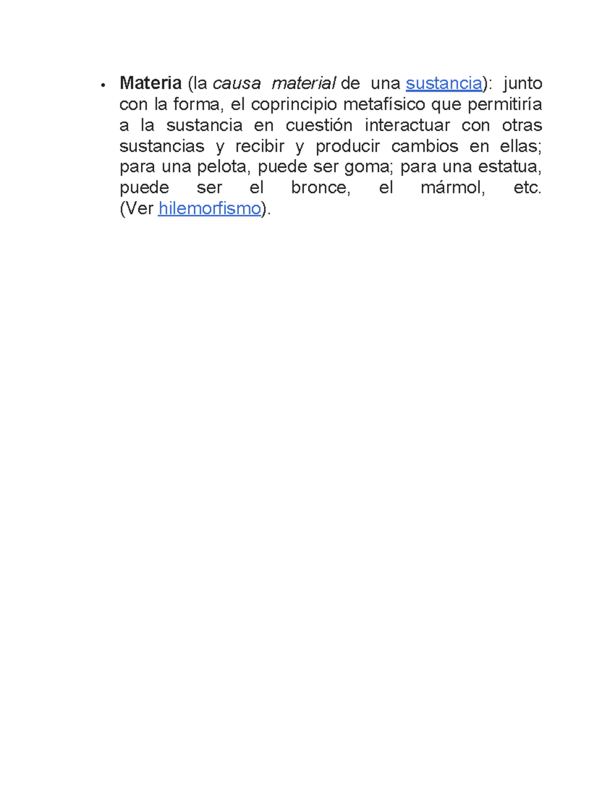 Causa Material - GRACIAS - Derecho Familiar - Materia (la causa ...