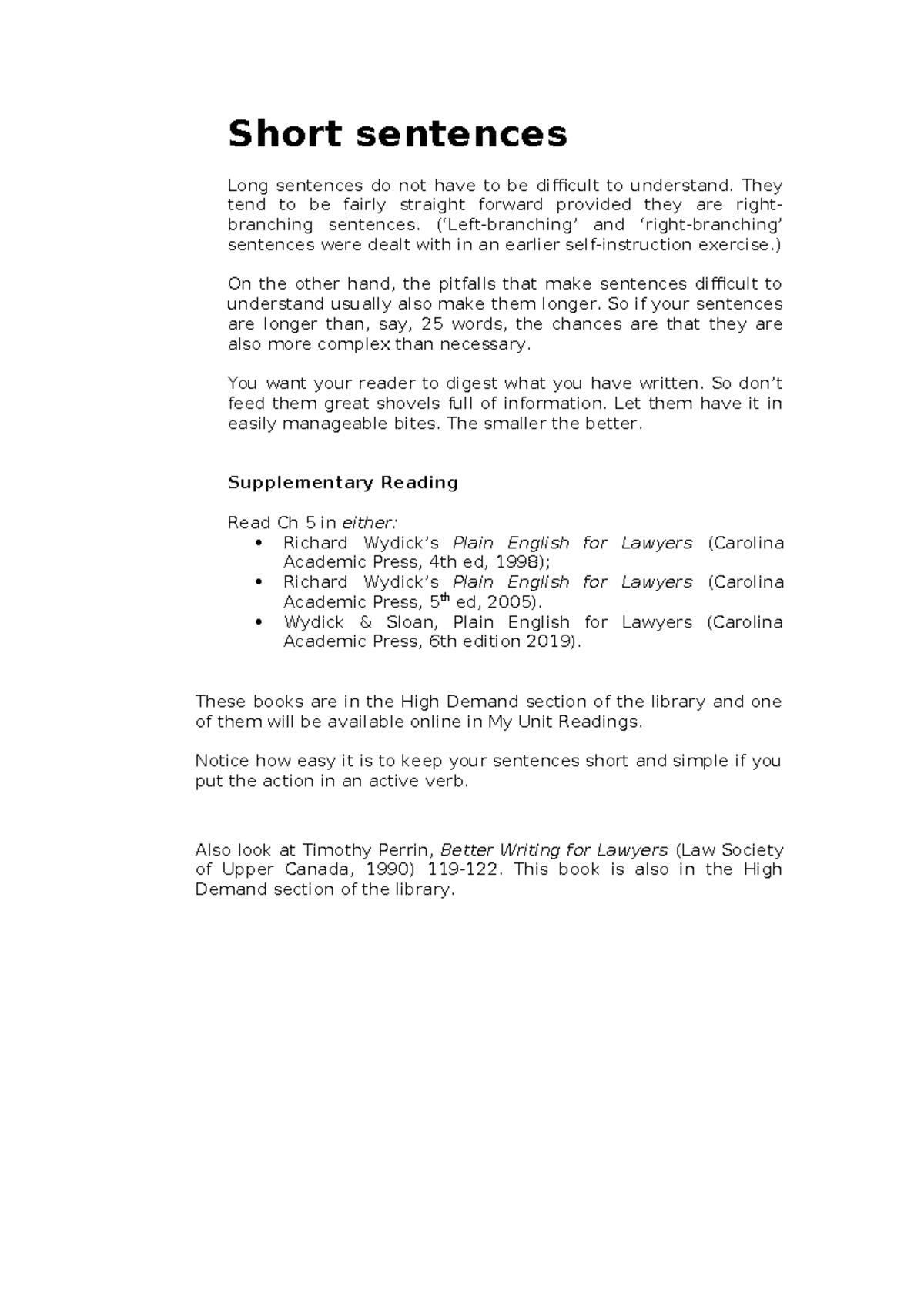 (J) Sentence length 2021 - Short sentences Long sentences do not have ...