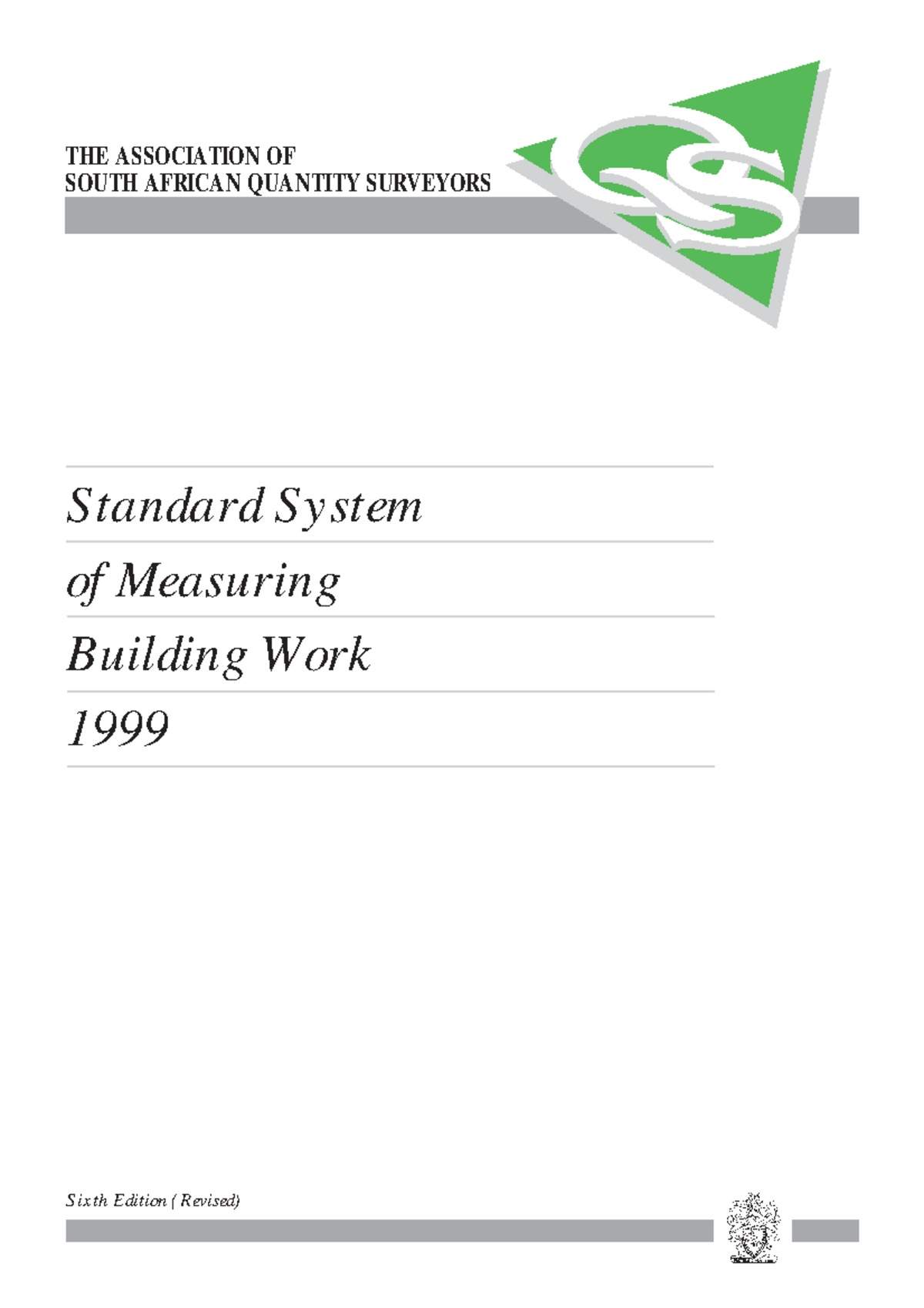 Standard System of Measurement - Standard Sy stem of Measuring Building ...