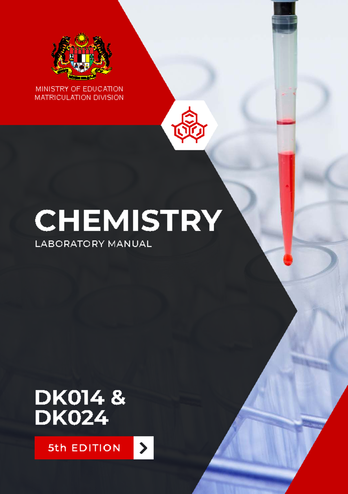 Chemistry Laboratory Manual DK014 DK024: 5th Edition Guide - Studocu