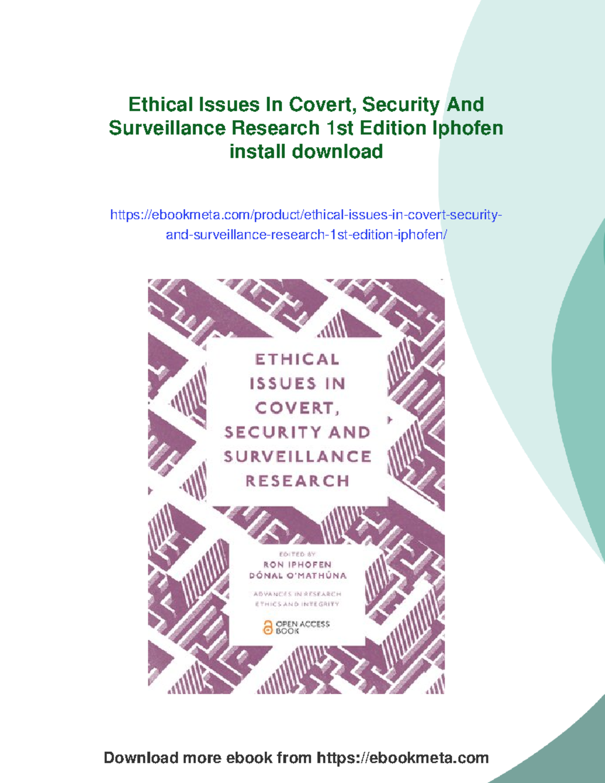 Ethical Issues in Covert Research: Security & Surveillance Insights ...