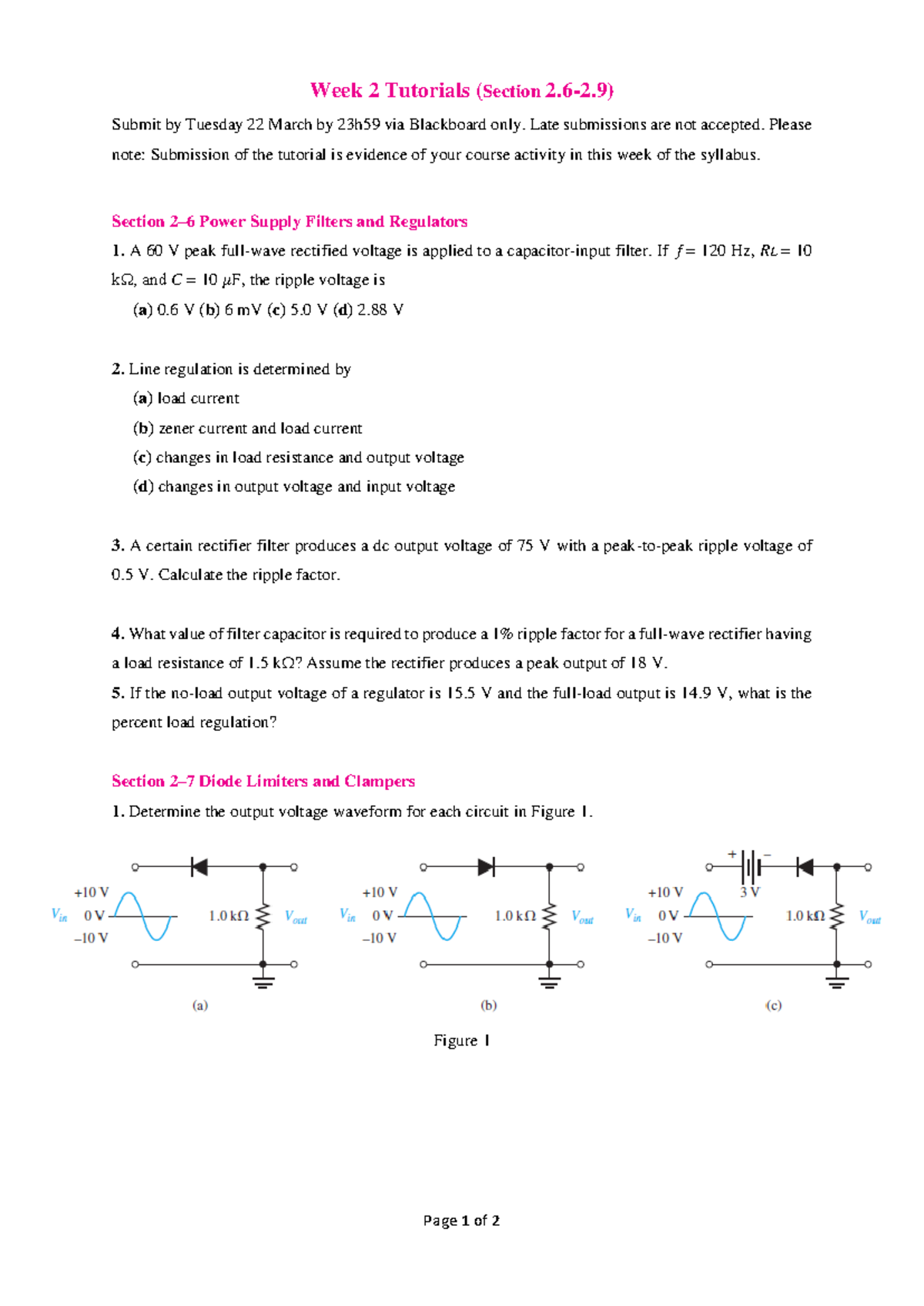 Ch 2.6-2.9 Tutorials - for practice purposes - Page 1 of 2 Week 2 Tutorials (Section 2. 6 - 2. 9 ...