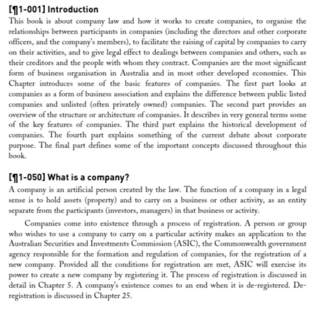 Company Law Overview: Key Concepts and Structures (LAW101) - Studocu