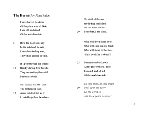 Solitude analysis grade 12 poem class - SOLITUDE BY ELLE WHEELER WILCOX ...