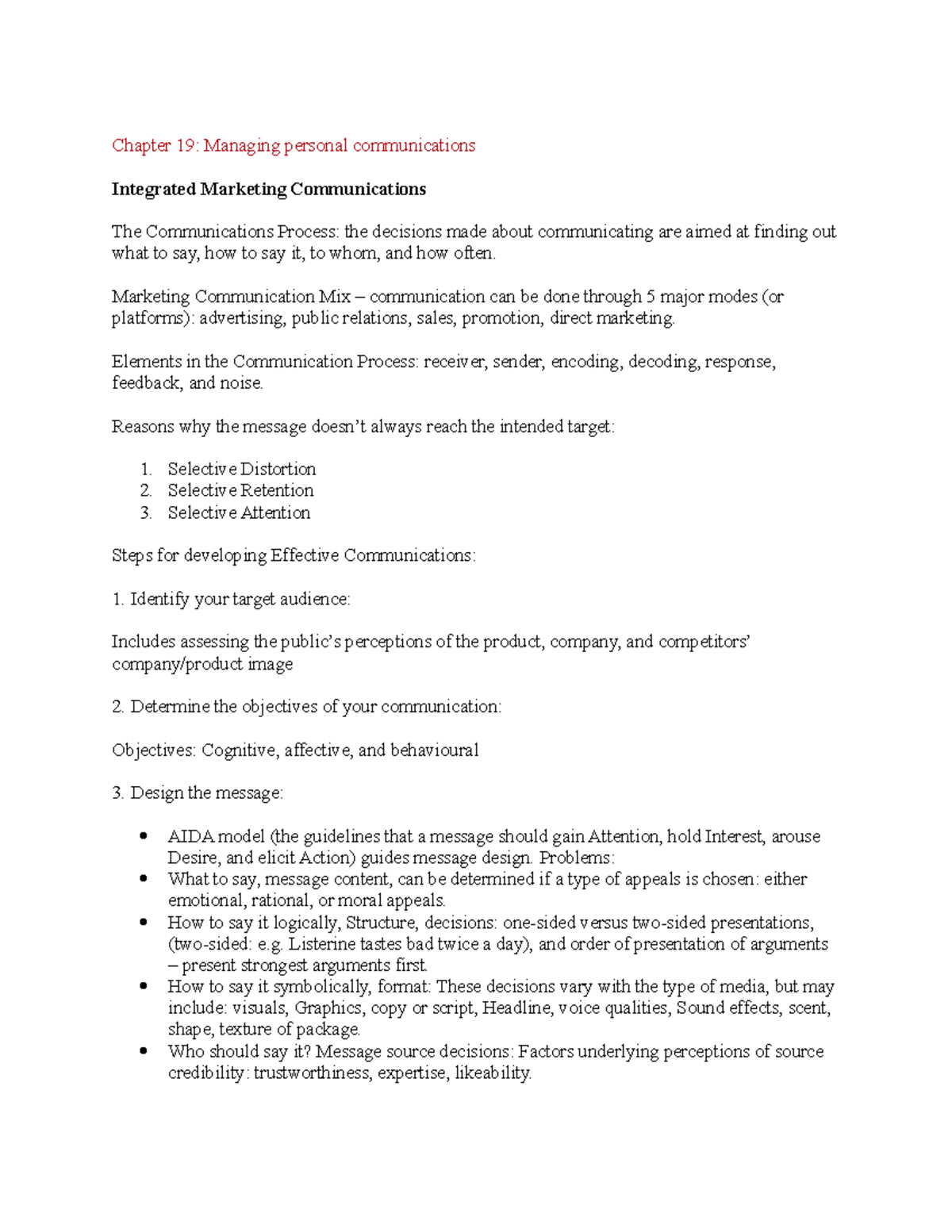 Chapter 19: Effective Strategies for Managing Personal Communications ...