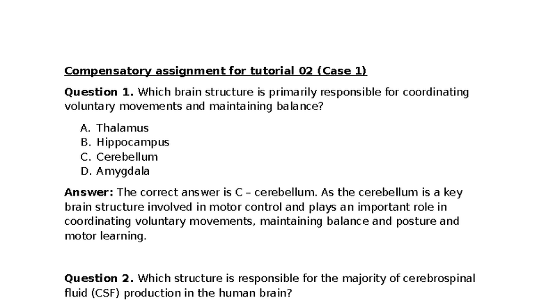 Compensatory Assignment for Tutorial 02 & 05: Brain Structure Insights ...
