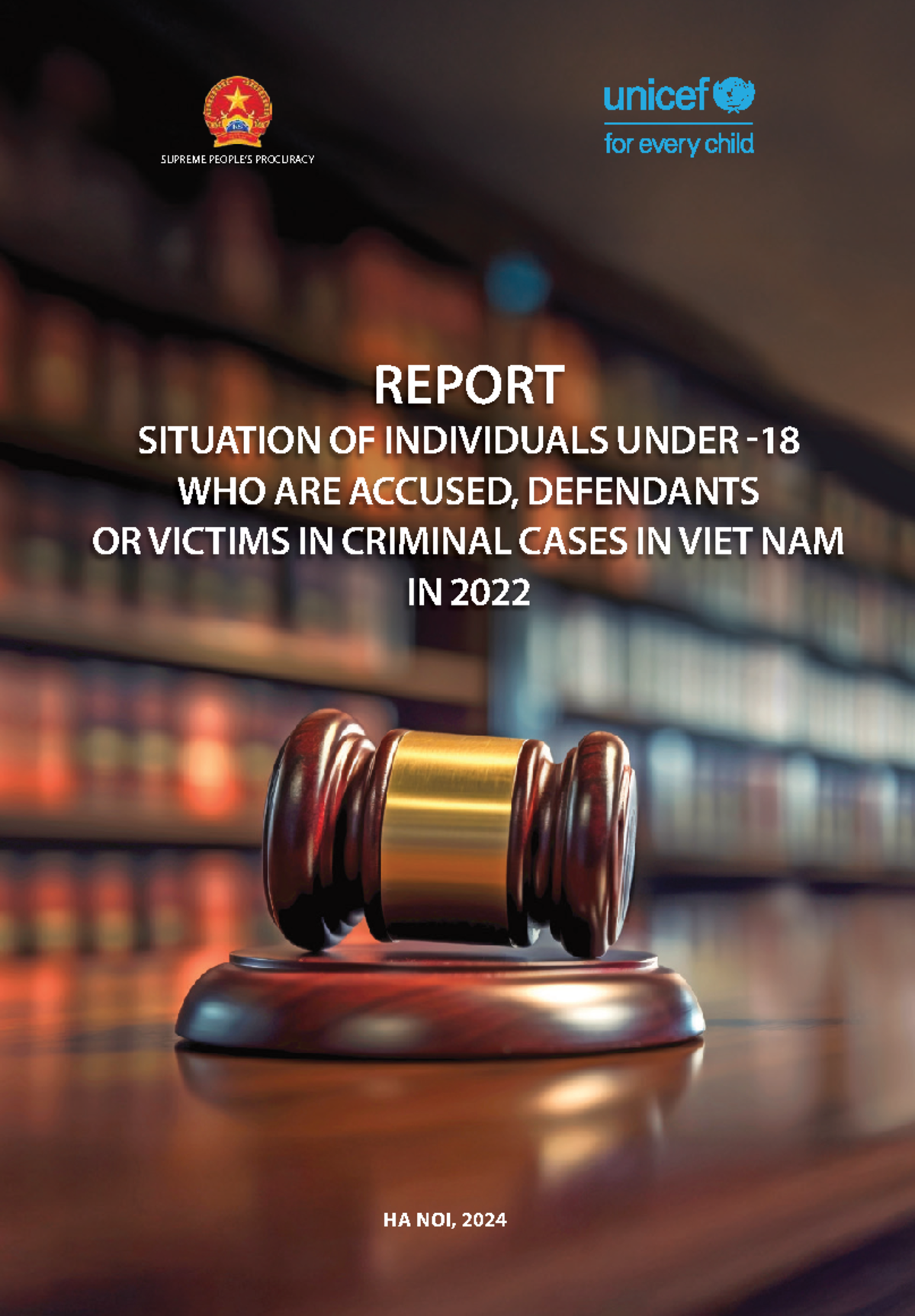 Report on Individuals Under 18 Accused, Defendants, or Victims in ...