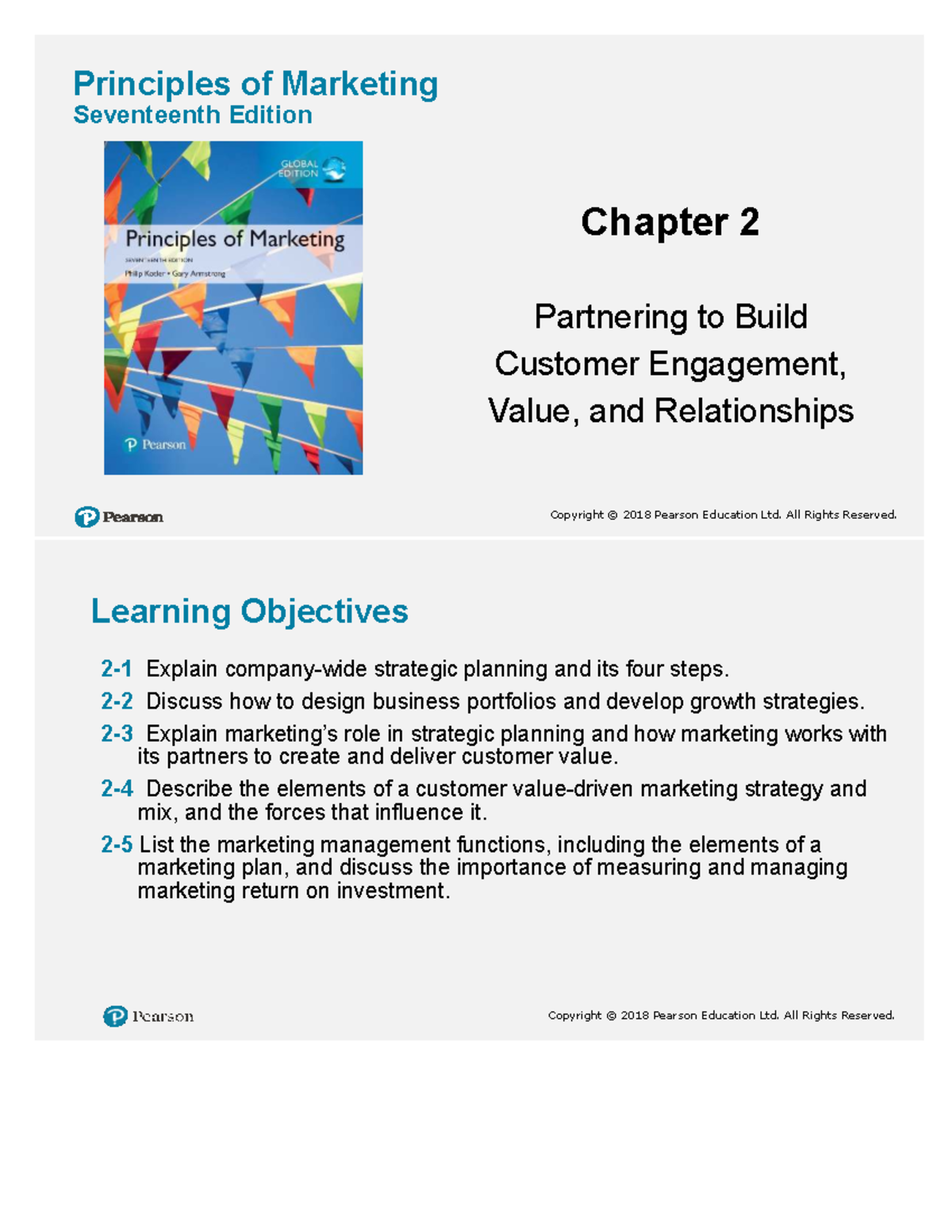 MKT 101: Principles of Marketing - Chapter 2 Summary on Customer ...