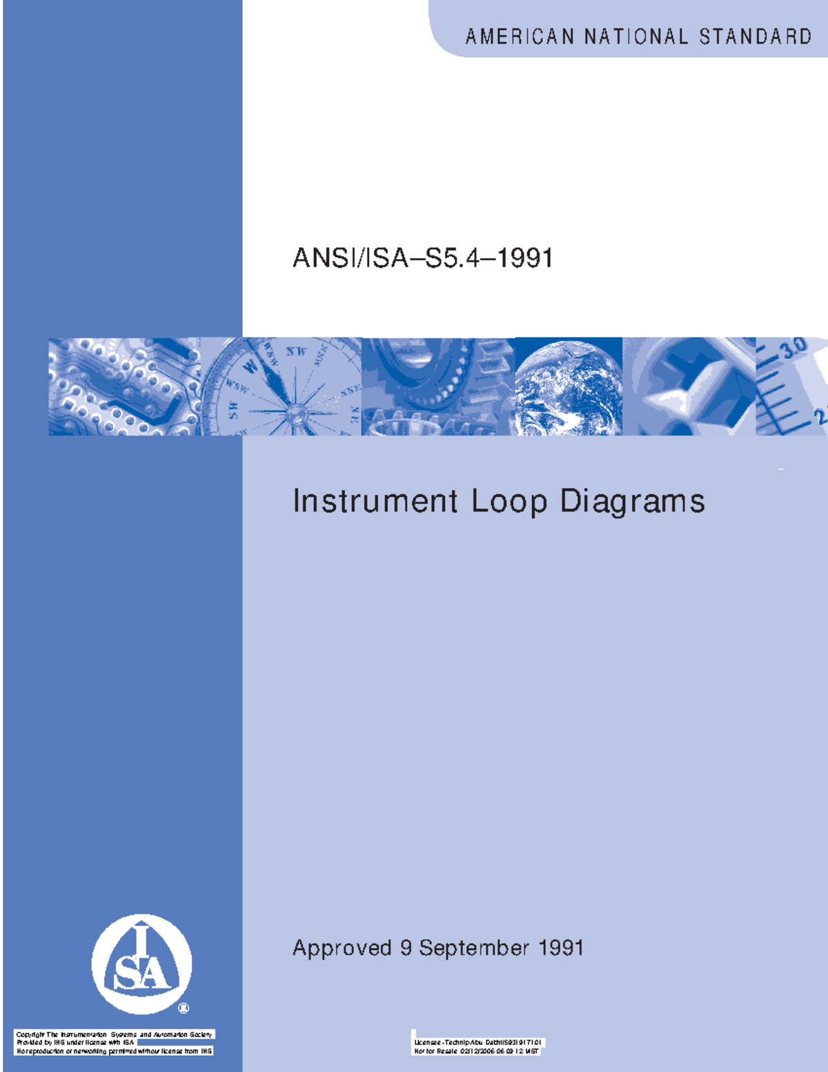ANSI-ISA 5.4 1991 Instrument Loop Diagrams - Instrument Loop Diagrams ...