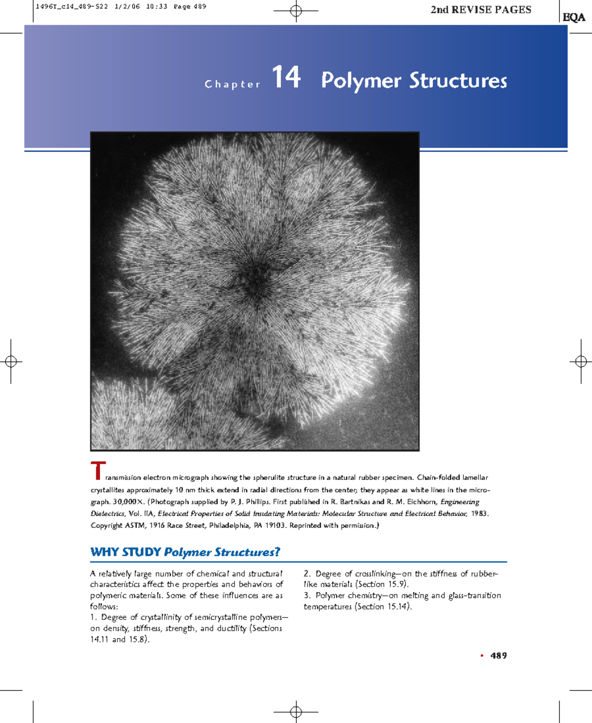 Chapter 14: Polymer Structures - Key Concepts and Molecular Insights ...