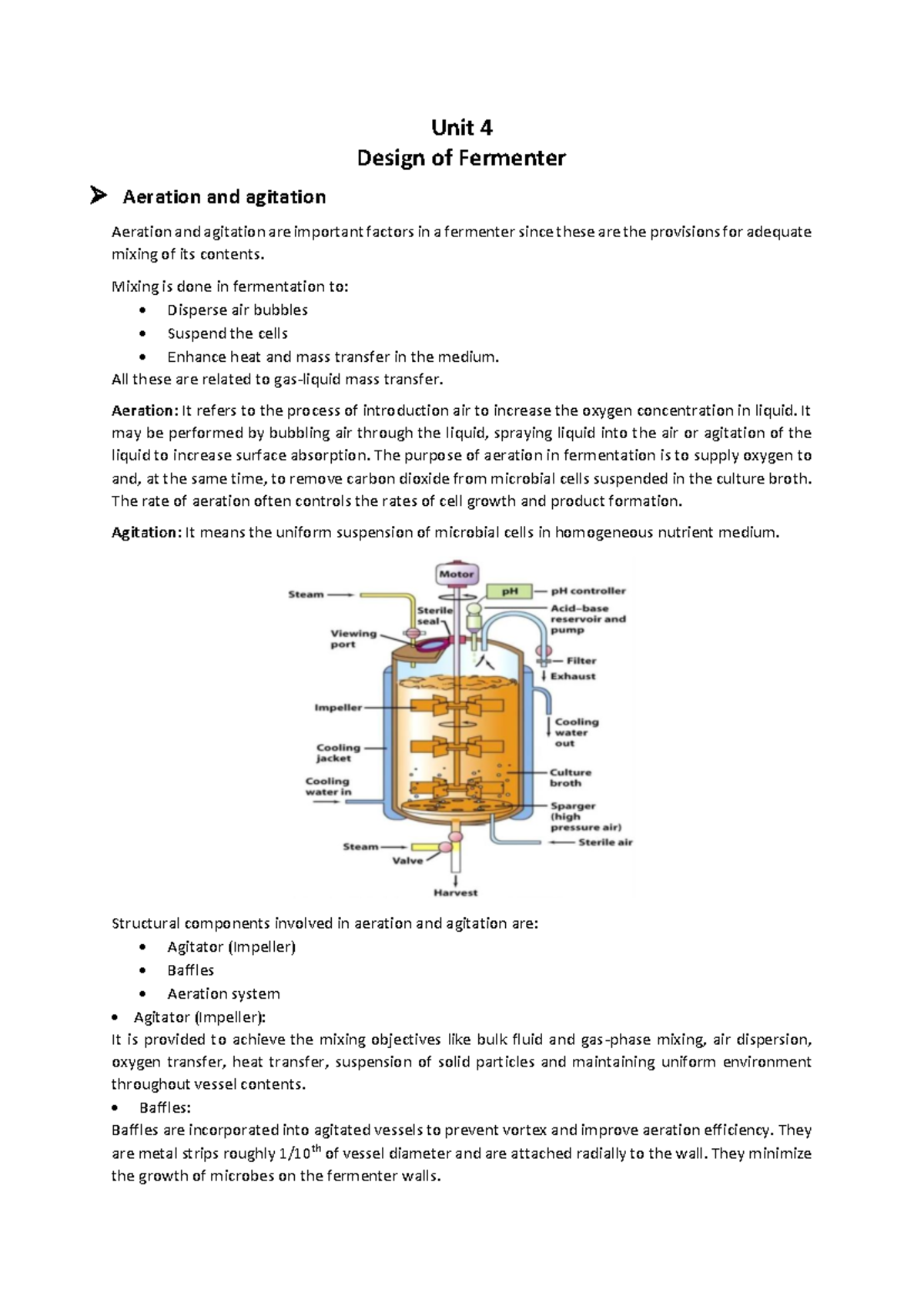 Aeration, Agitation, and O2 Transfer in Fermenters: Key Factors ...