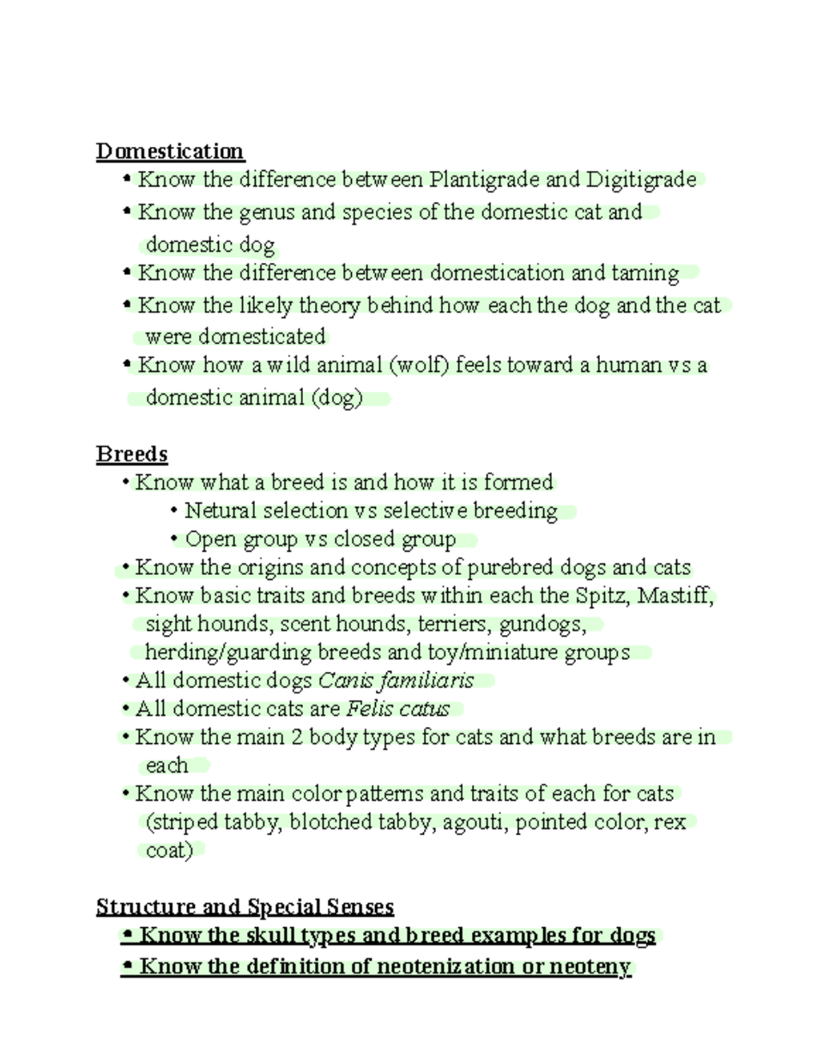 Veterinary Science: Anatomy, Reproduction & Genetics of Dogs & Cats ...