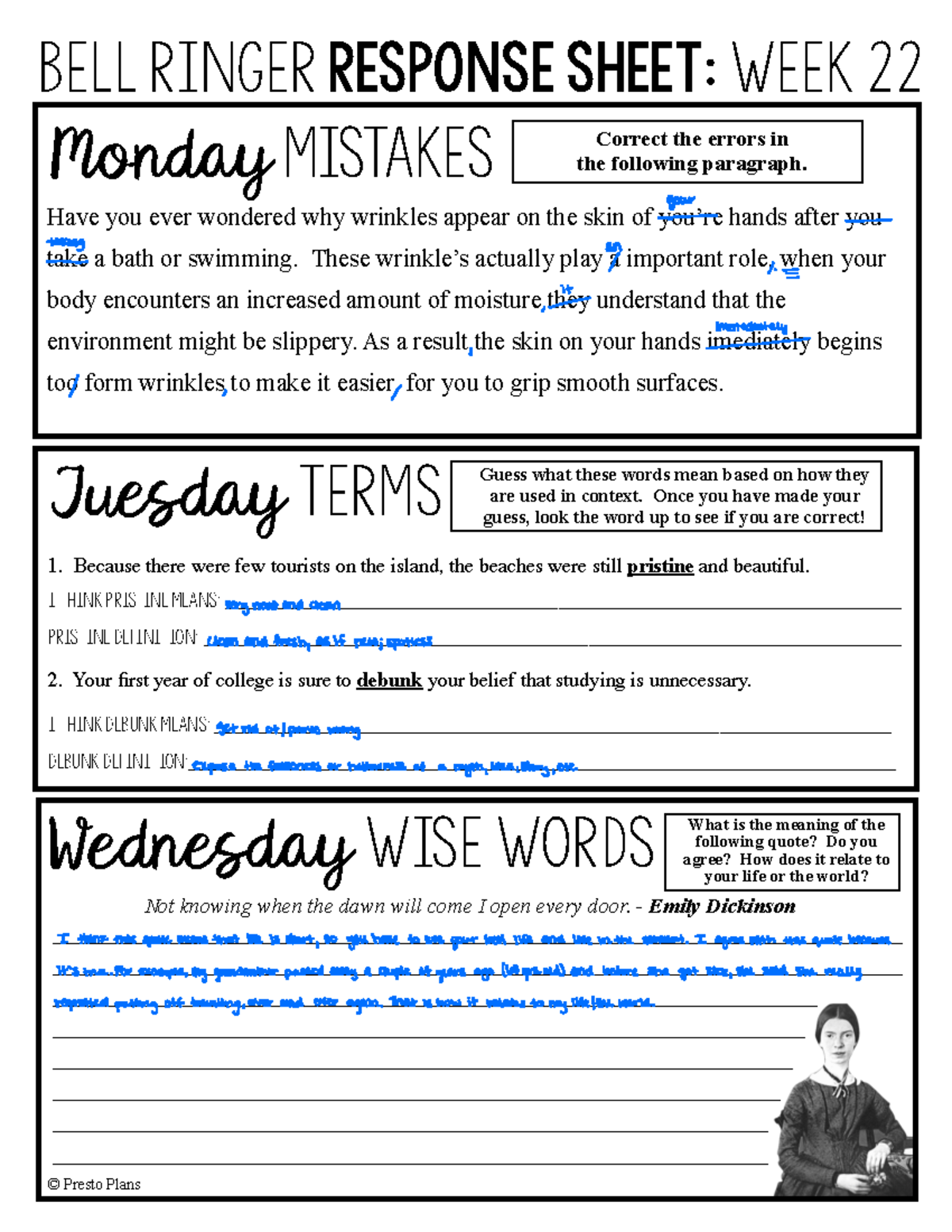 WEEK 22 - Notes