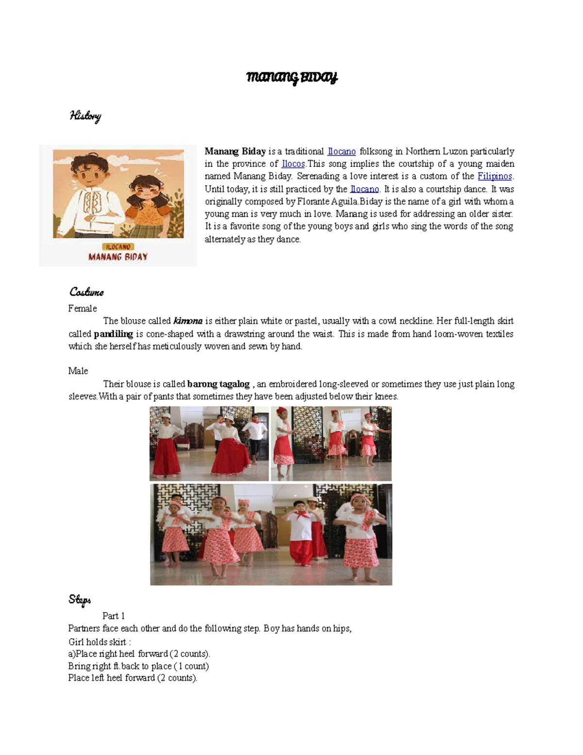 Manang Biday: Ilocano Folk Dance and Courtship Traditions - ZXCVBN ...