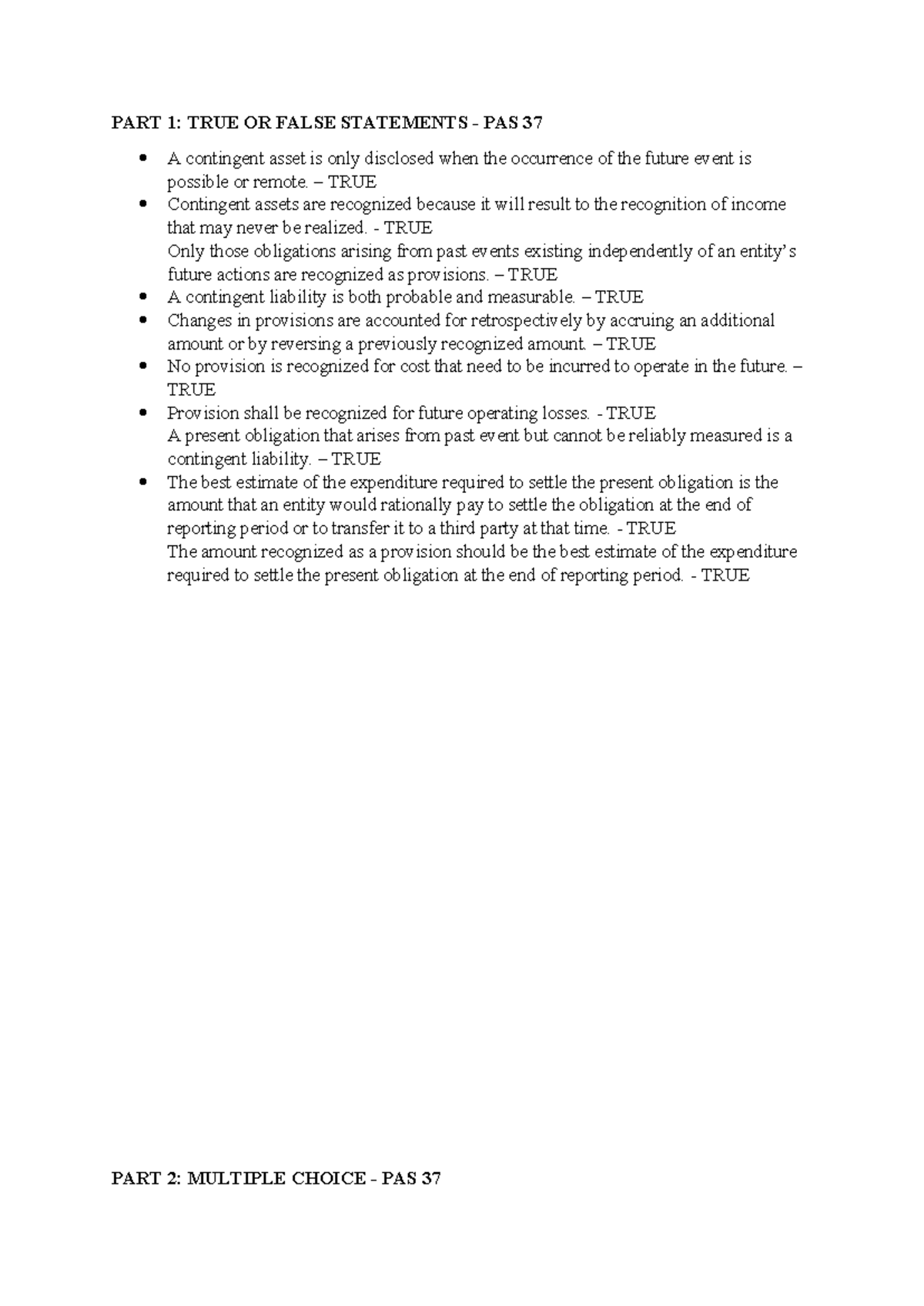 OQ - PAS 40 & PAS 41 - Lecture Summary Notes on Investment Property ...