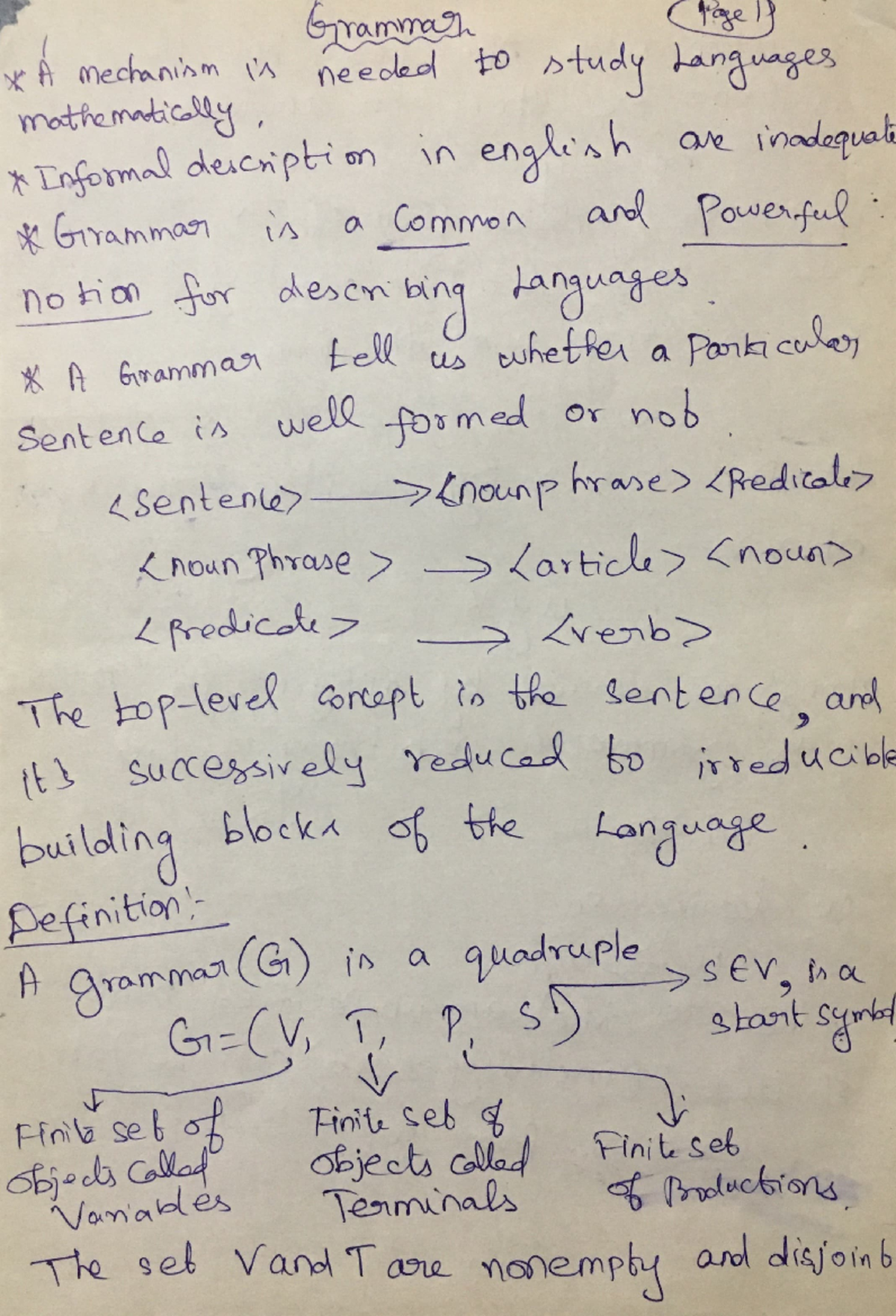 Grammar-1: Essential Concepts & Rules in Language Structure - Studocu