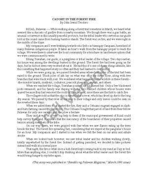 Testimonio - Handout - CNF - Testimonio Creative Nonfiction People ...